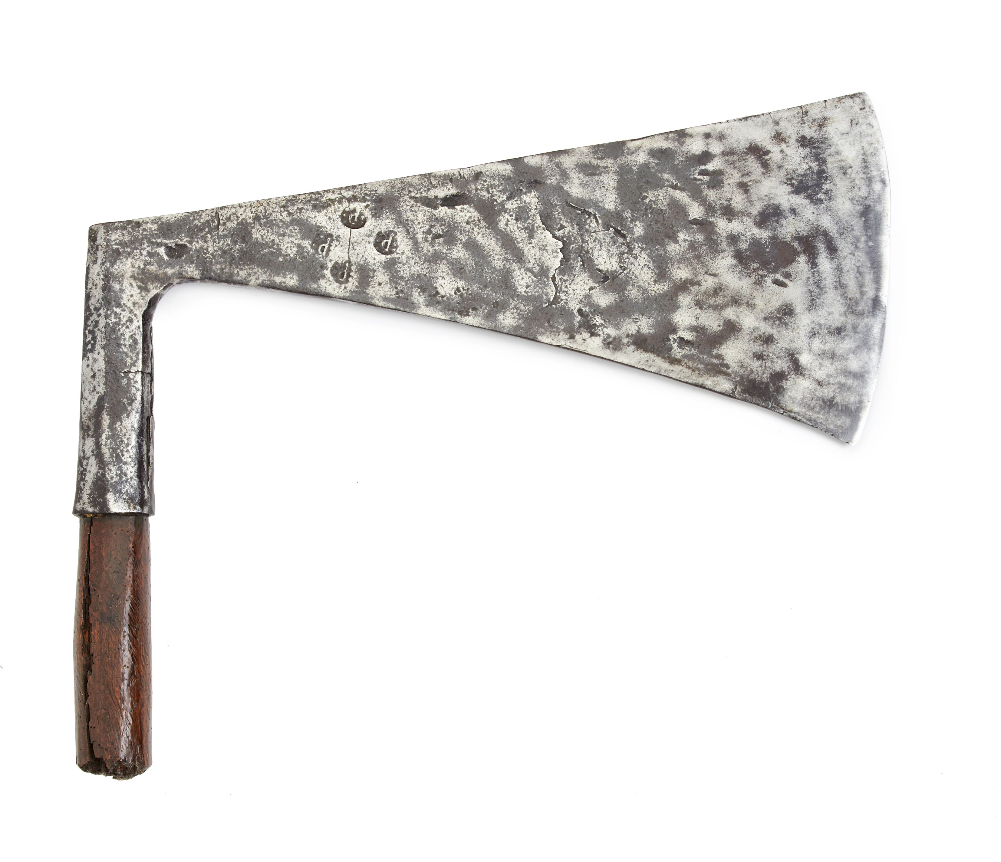 Bonhams : A fine 16th century wrought iron axe The blade with four ...