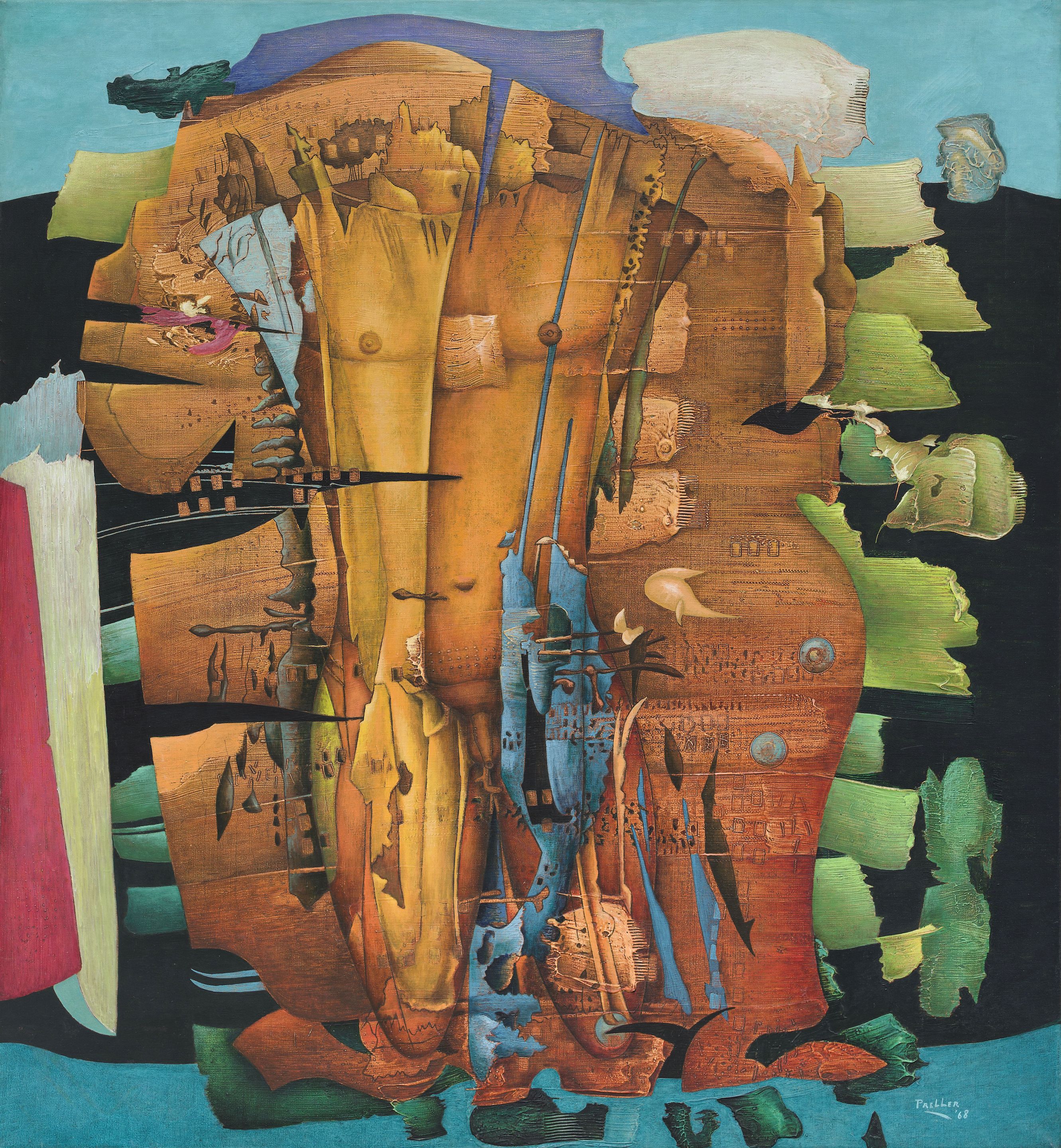 Bonhams : Alexis Preller (South African, 1911-1975) 'The Creation of ...