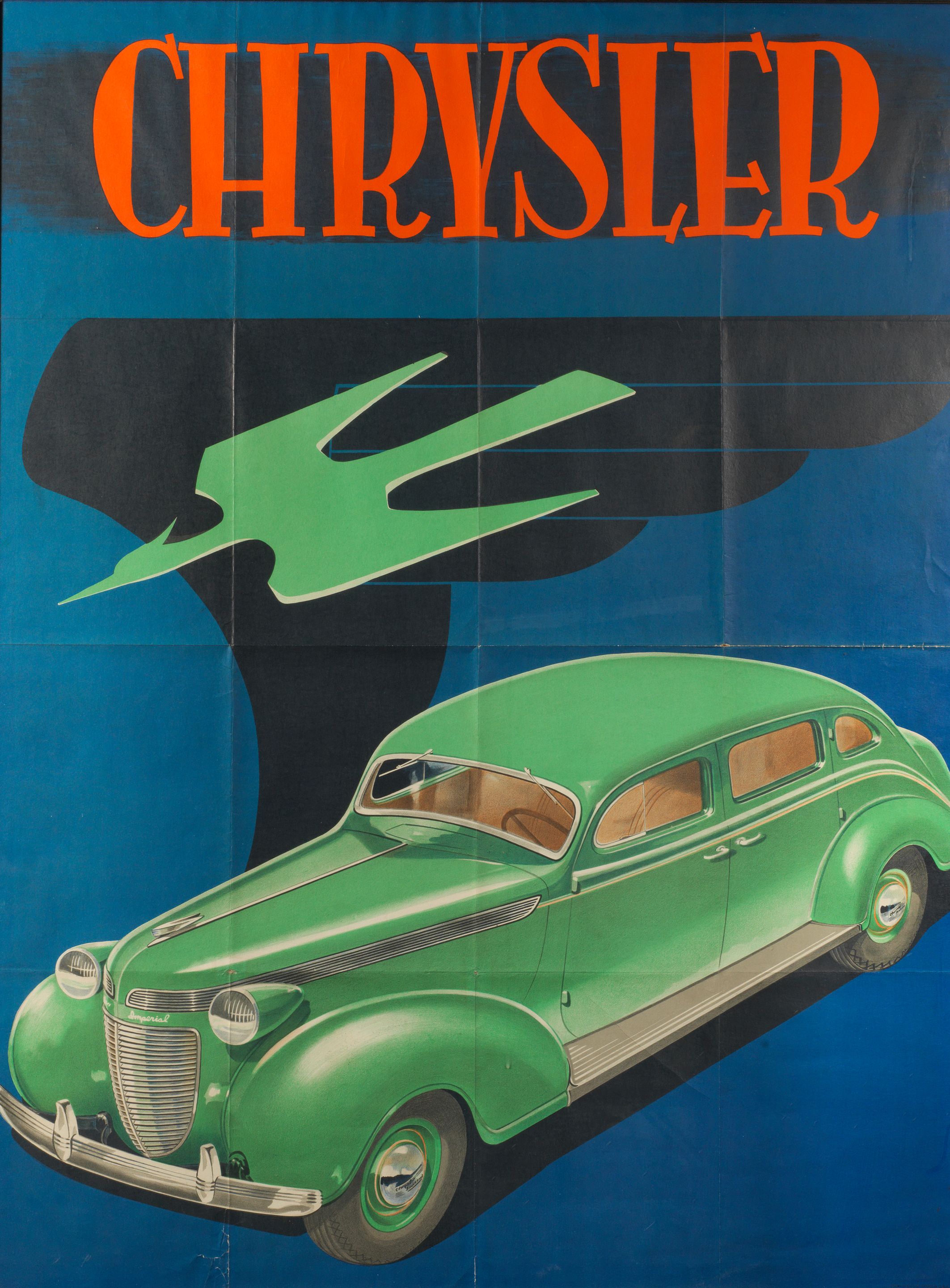 Bonhams Cars : Three American car advertising posters,