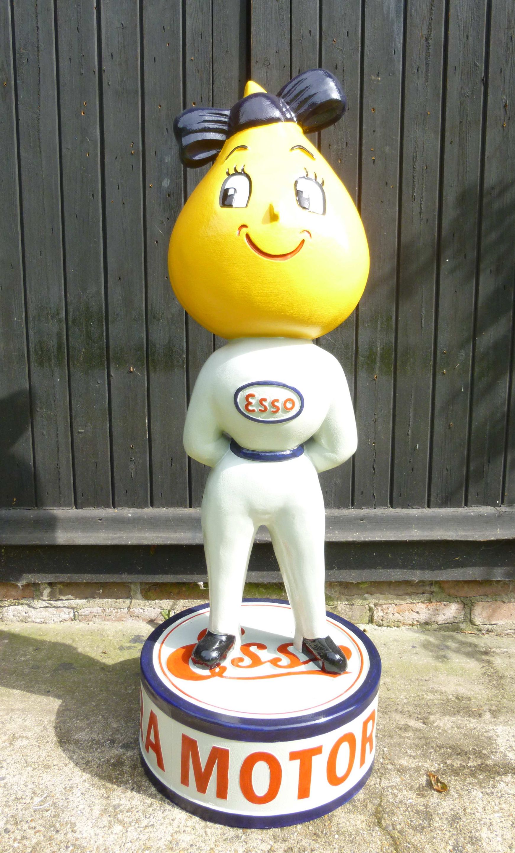 Bonhams Cars : A hand-painted 'Miss Drip' standing forecourt figure,