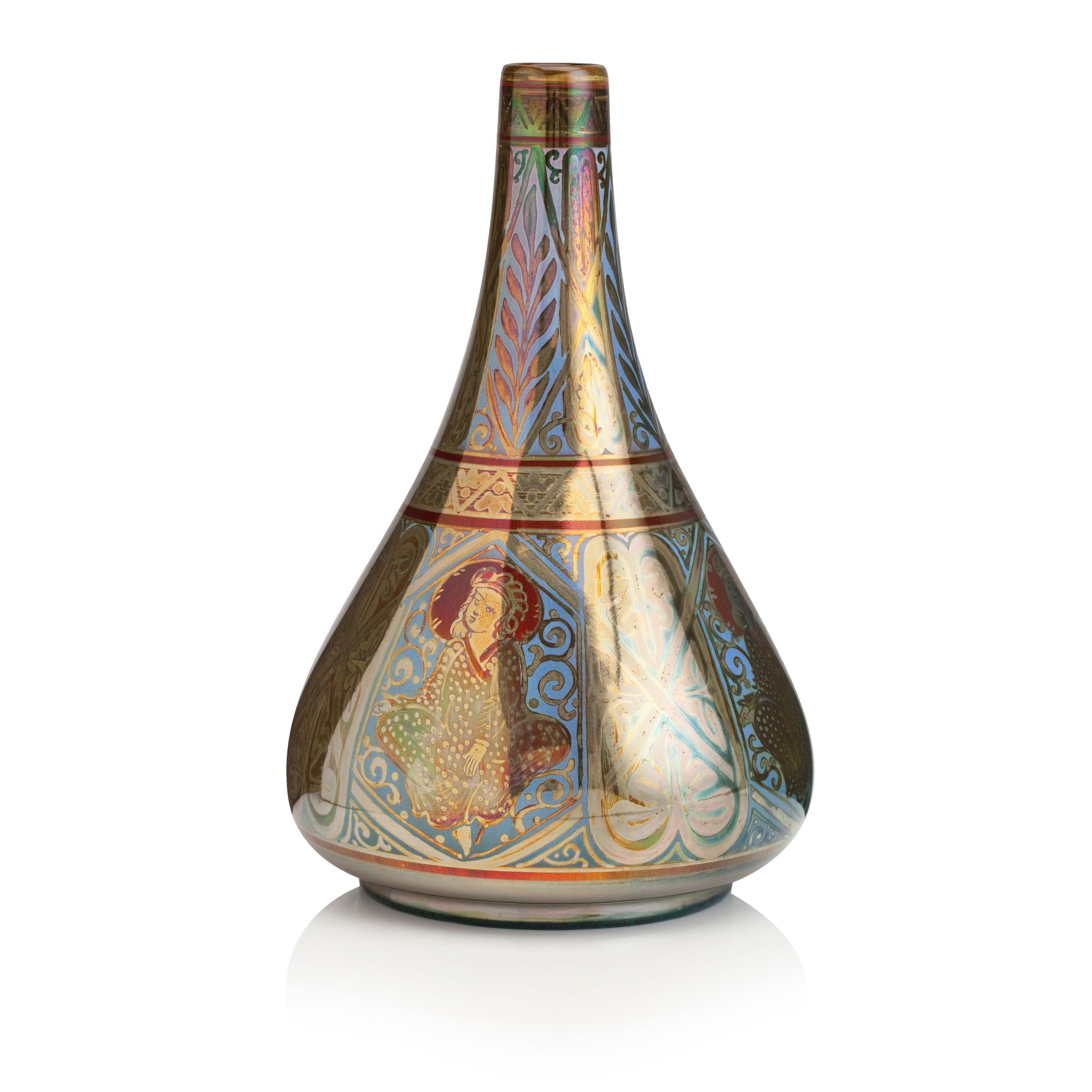 Bonhams : A Pilkingtons Royal Lancastrian lustre vase 1918