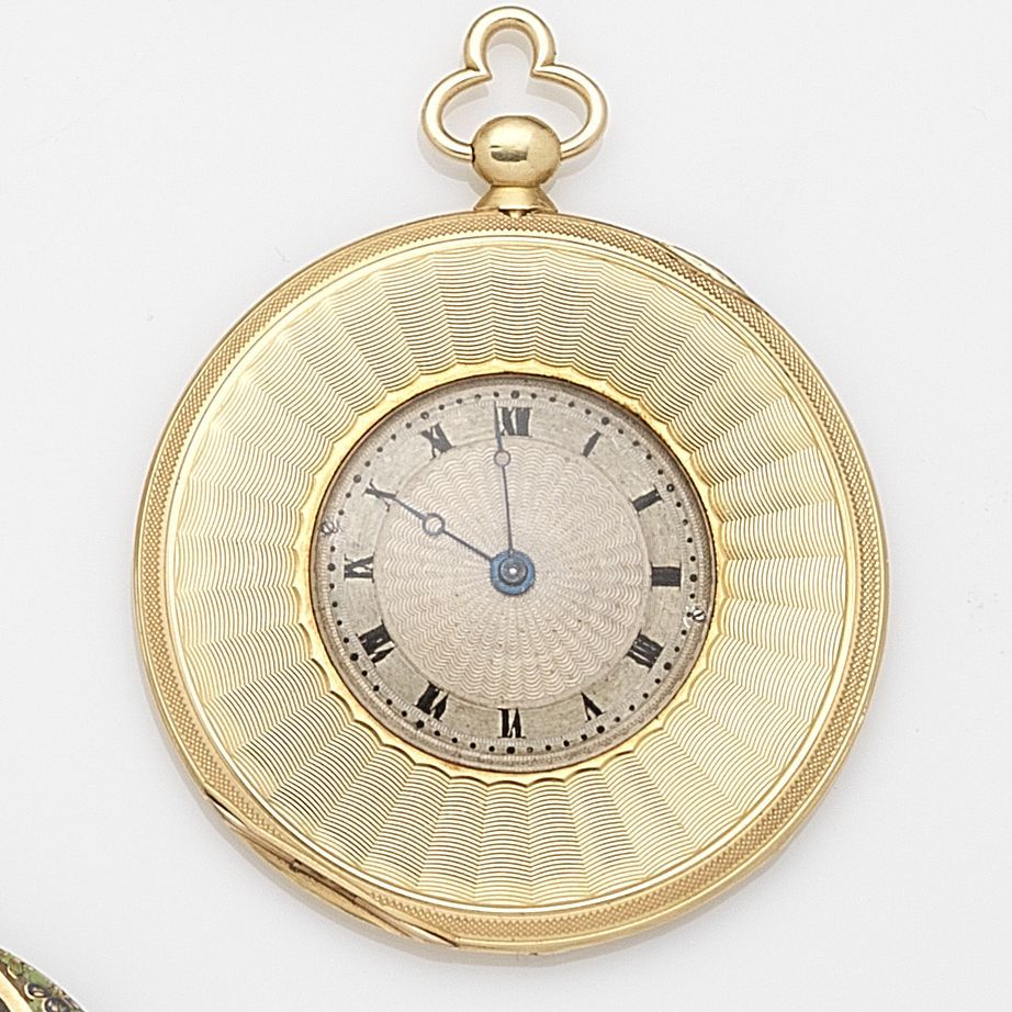 Bonhams : Swiss. A mid 19th century open face key wind pocket watch ...