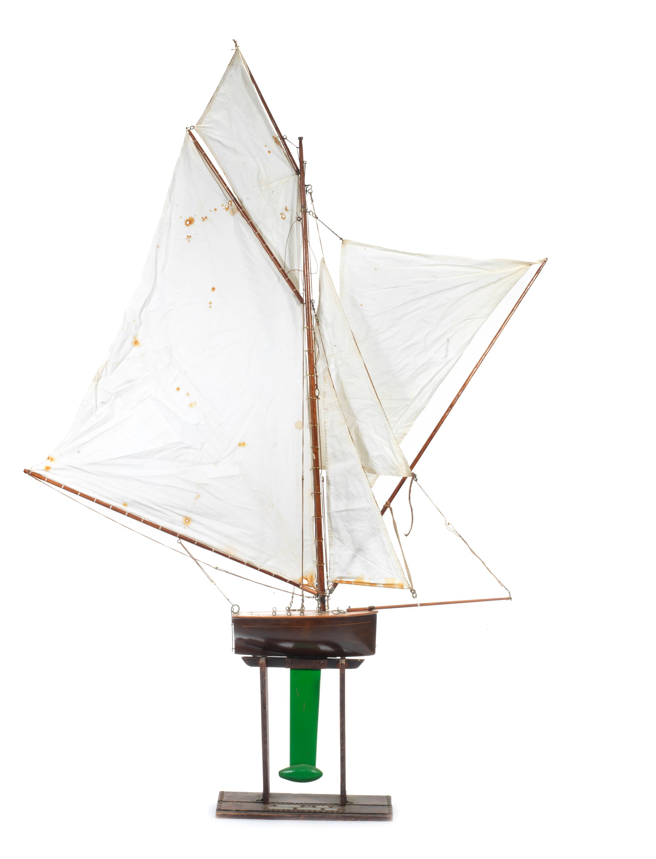 Bonhams : Nancy A rare Australian 12inch Balmain Bug pond yacht 1935 ...