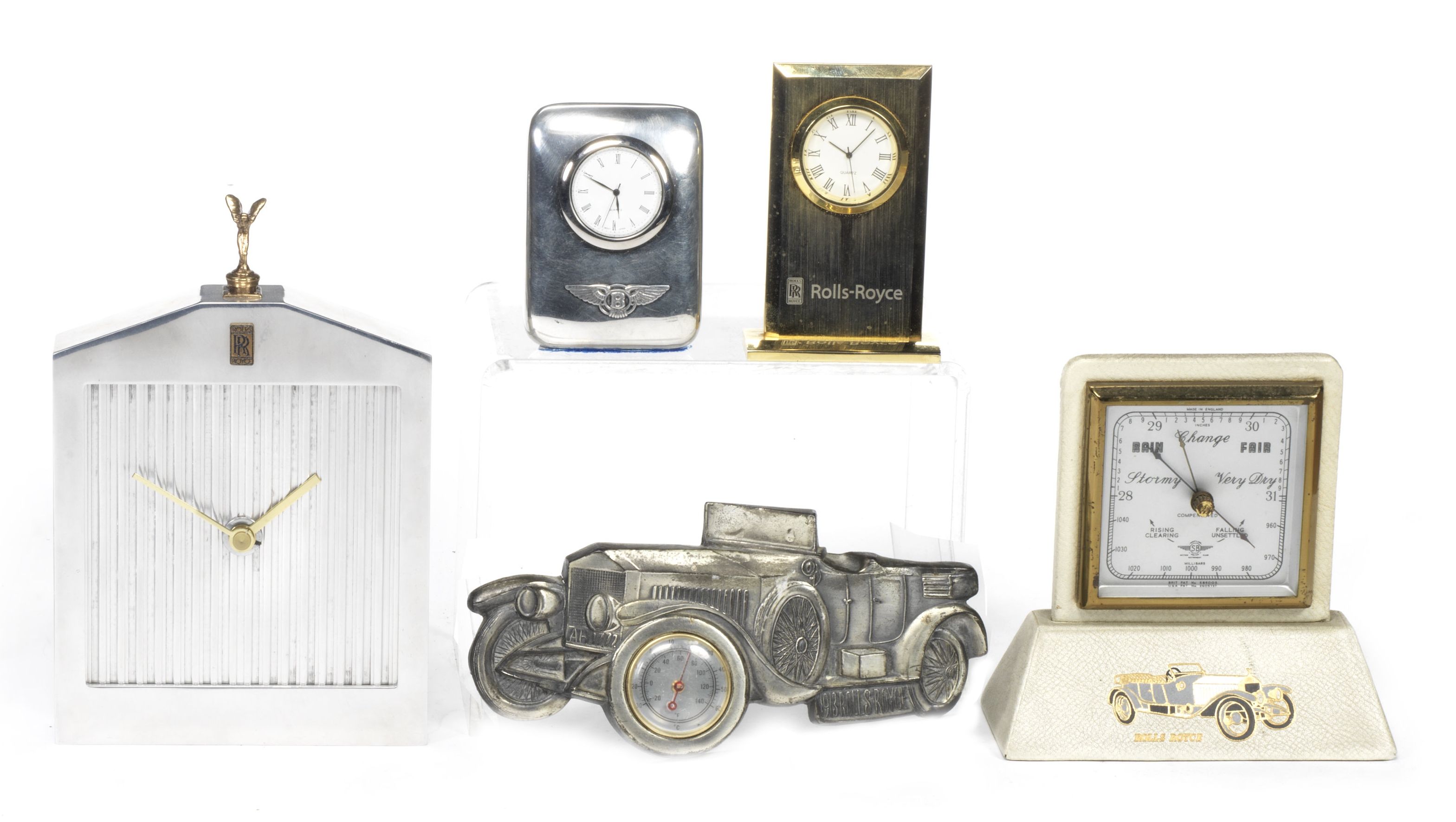 Bonhams Cars : FIVE ROLLS-ROYCE AND BENTLEY THEMED CLOCKS AND ...
