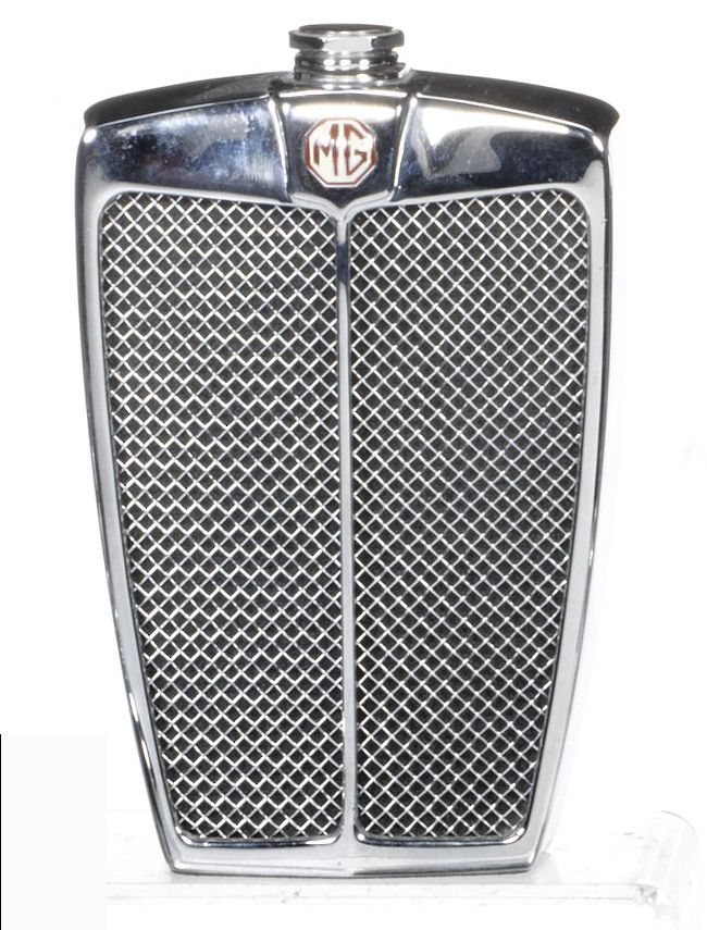 Bonhams Cars : A RARE MG RADIATOR DECANTER BY CLASSIC STABLE,