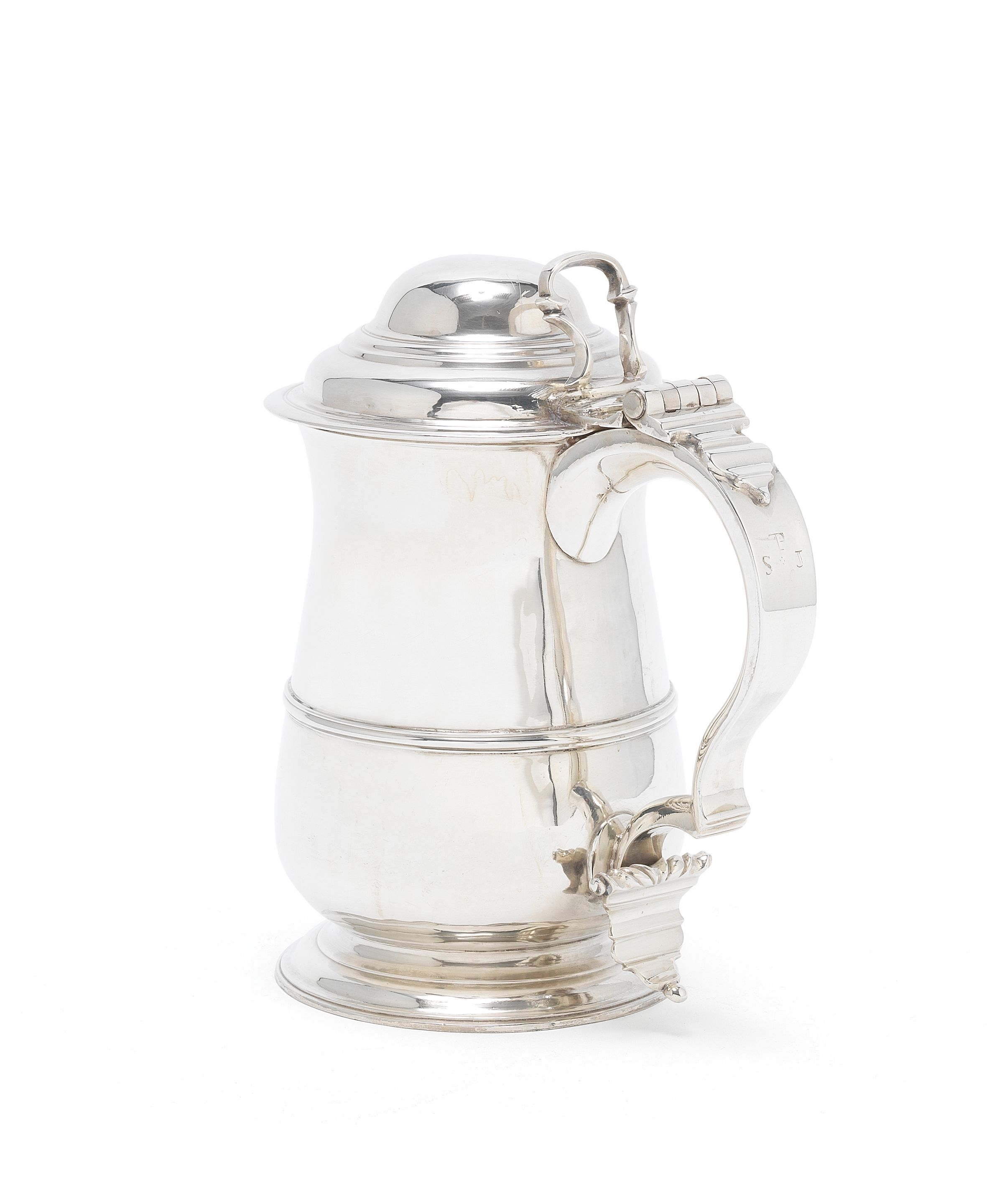 Bonhams : A George II silver tankard William Shaw & William Priest ...