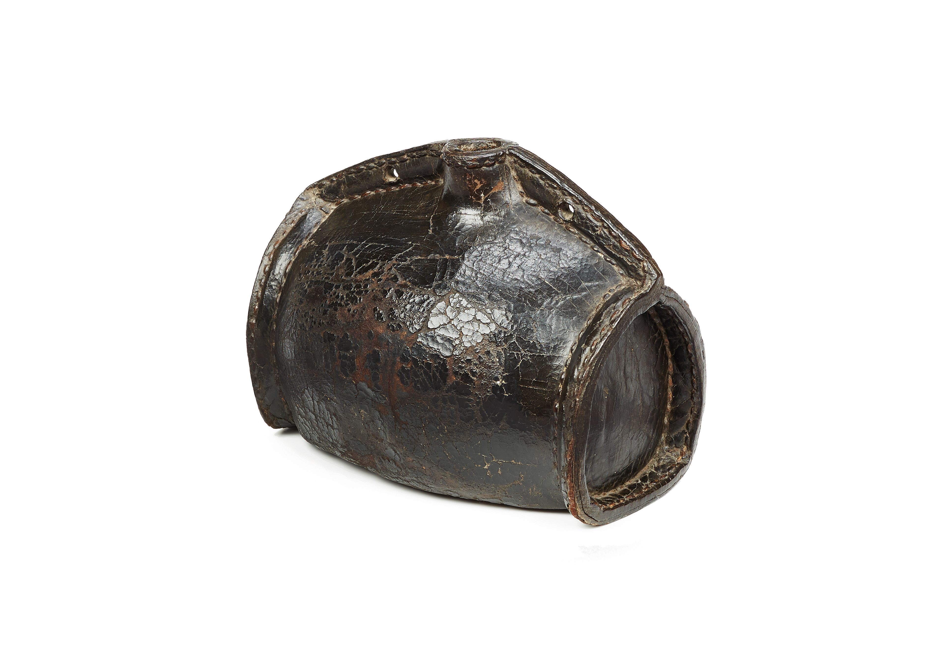 Bonhams : A 17th/18th century leather costrel, English