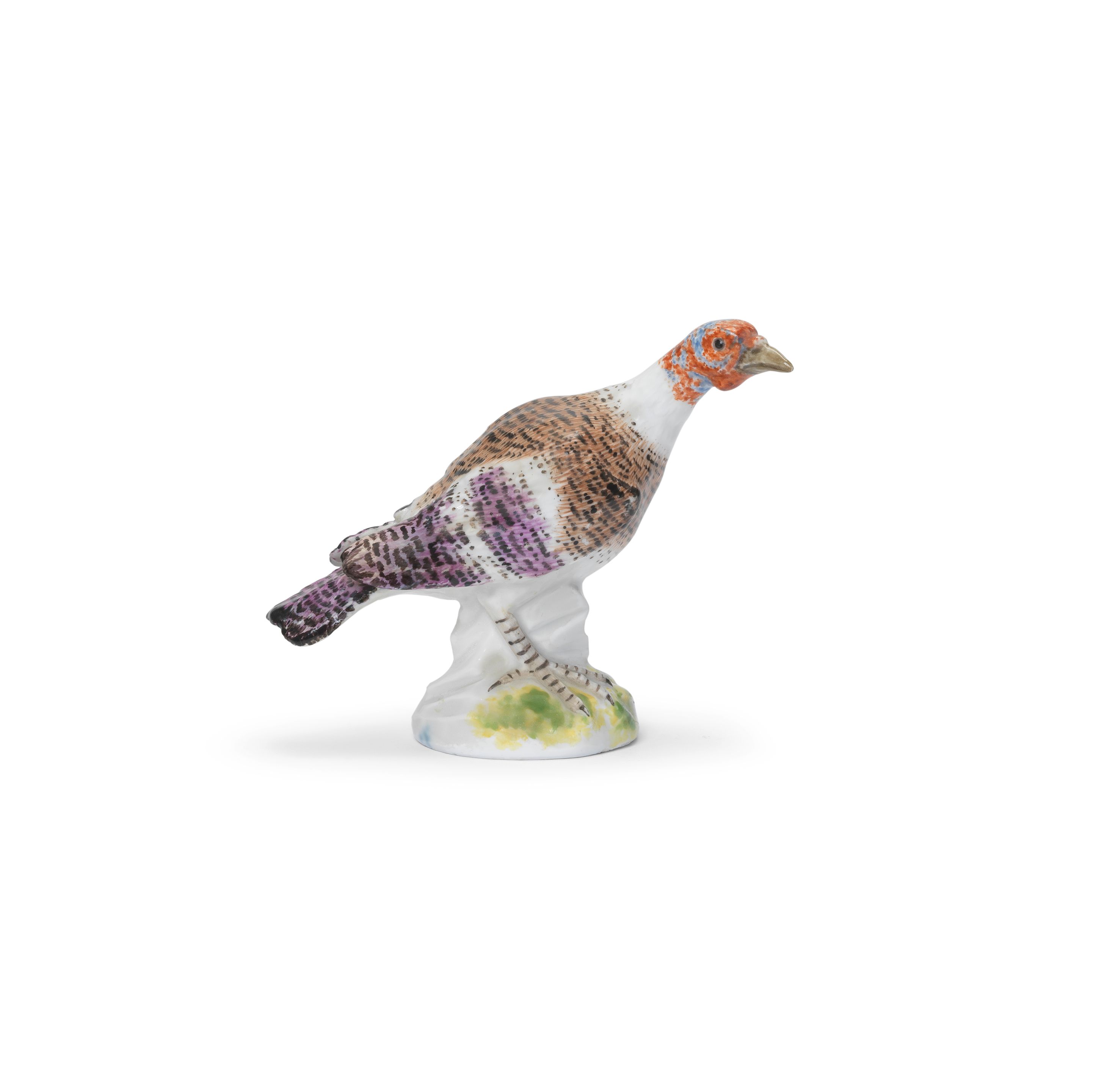 Bonhams : A Meissen model of a turkey hen, circa 1750