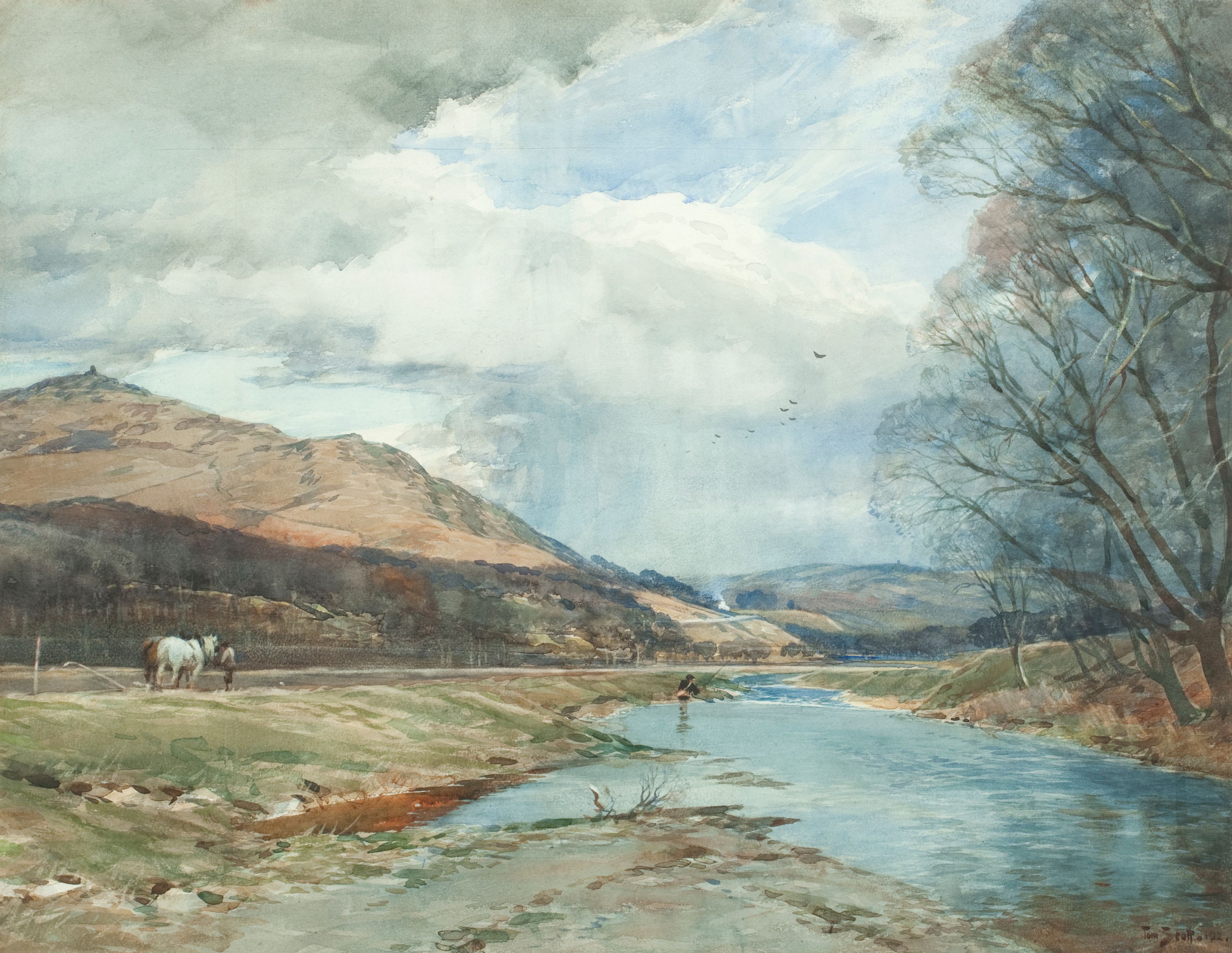 Bonhams : Tom Scott RSA (British, 1859-1927) Gala by Whitelea