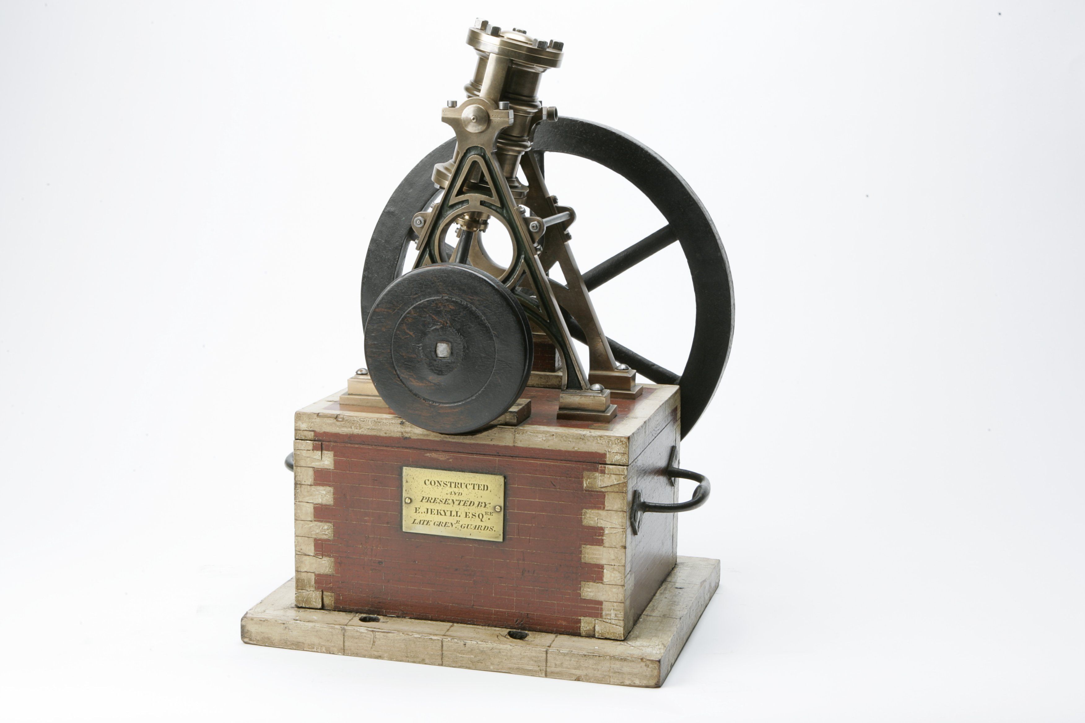 Bonhams : AN INVERTED VERTICAL MODEL OSCILLATING ENGINE, constructed ...