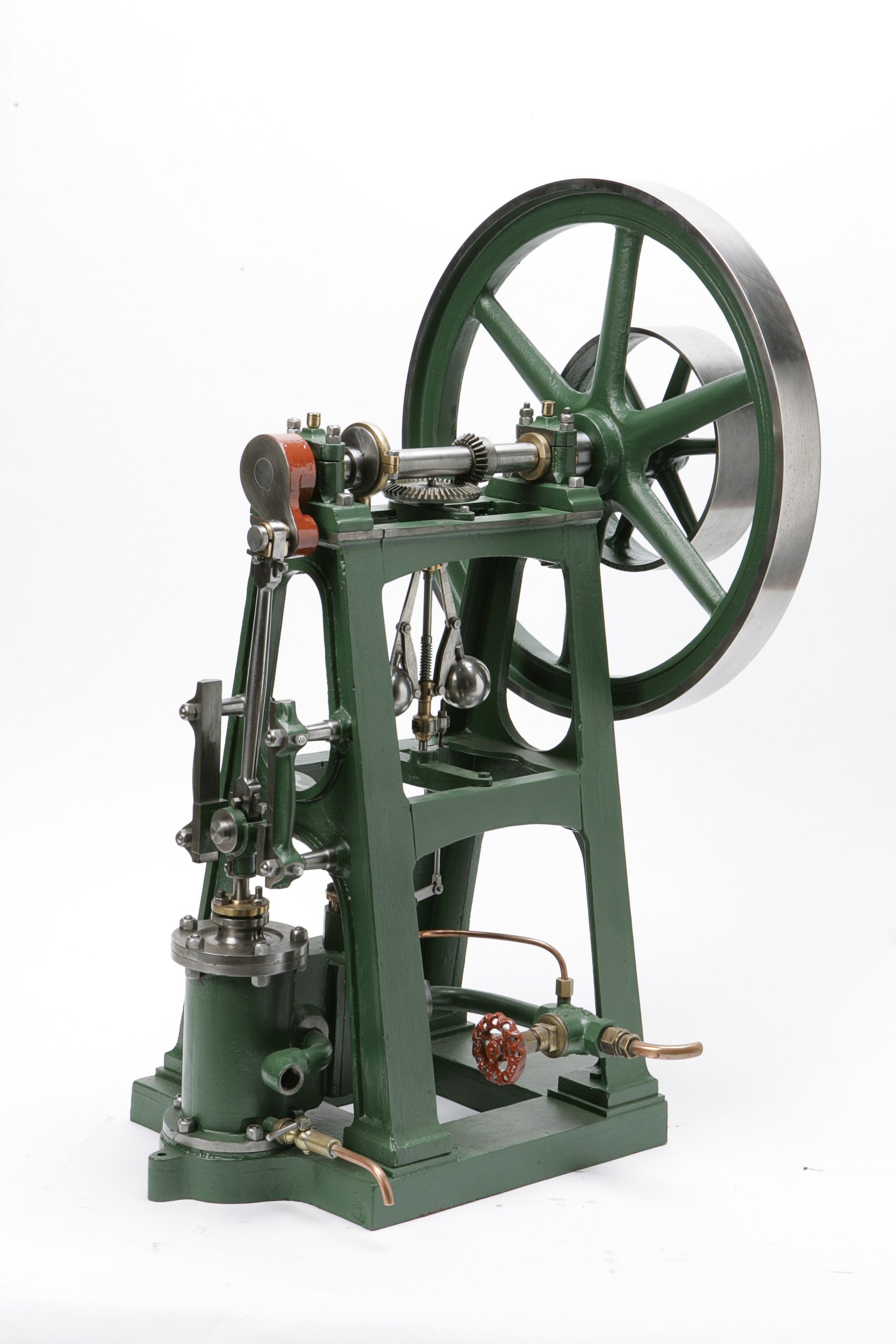 Bonhams : A SMALL, FULL-SIZED 'A-FRAME' VERTICAL ENGINE, circa 1860,