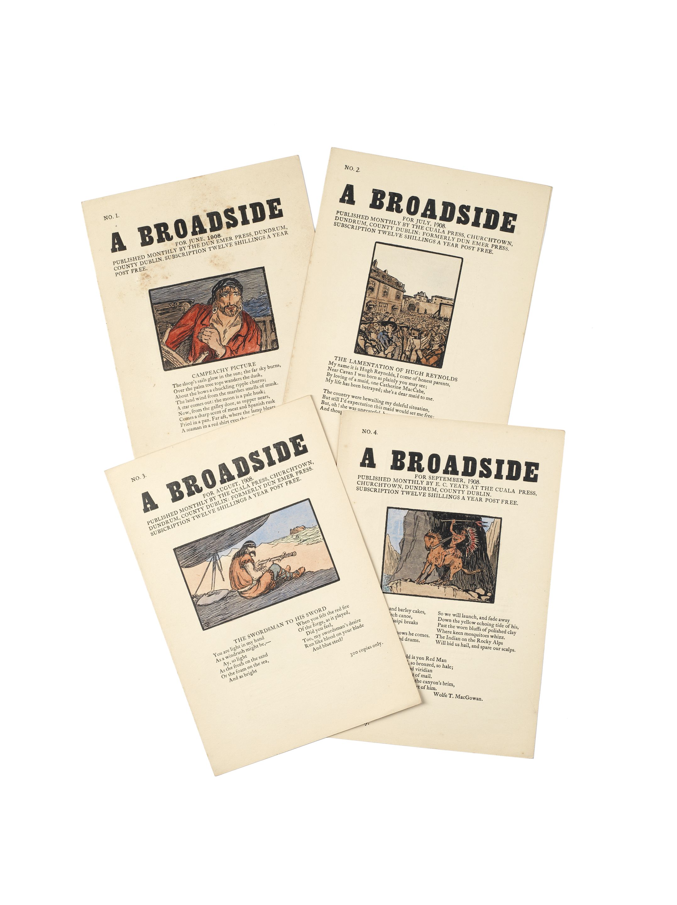 Bonhams : CUALA PRESS - JACK B. YEATS A Broadside, Series 1-7 ...