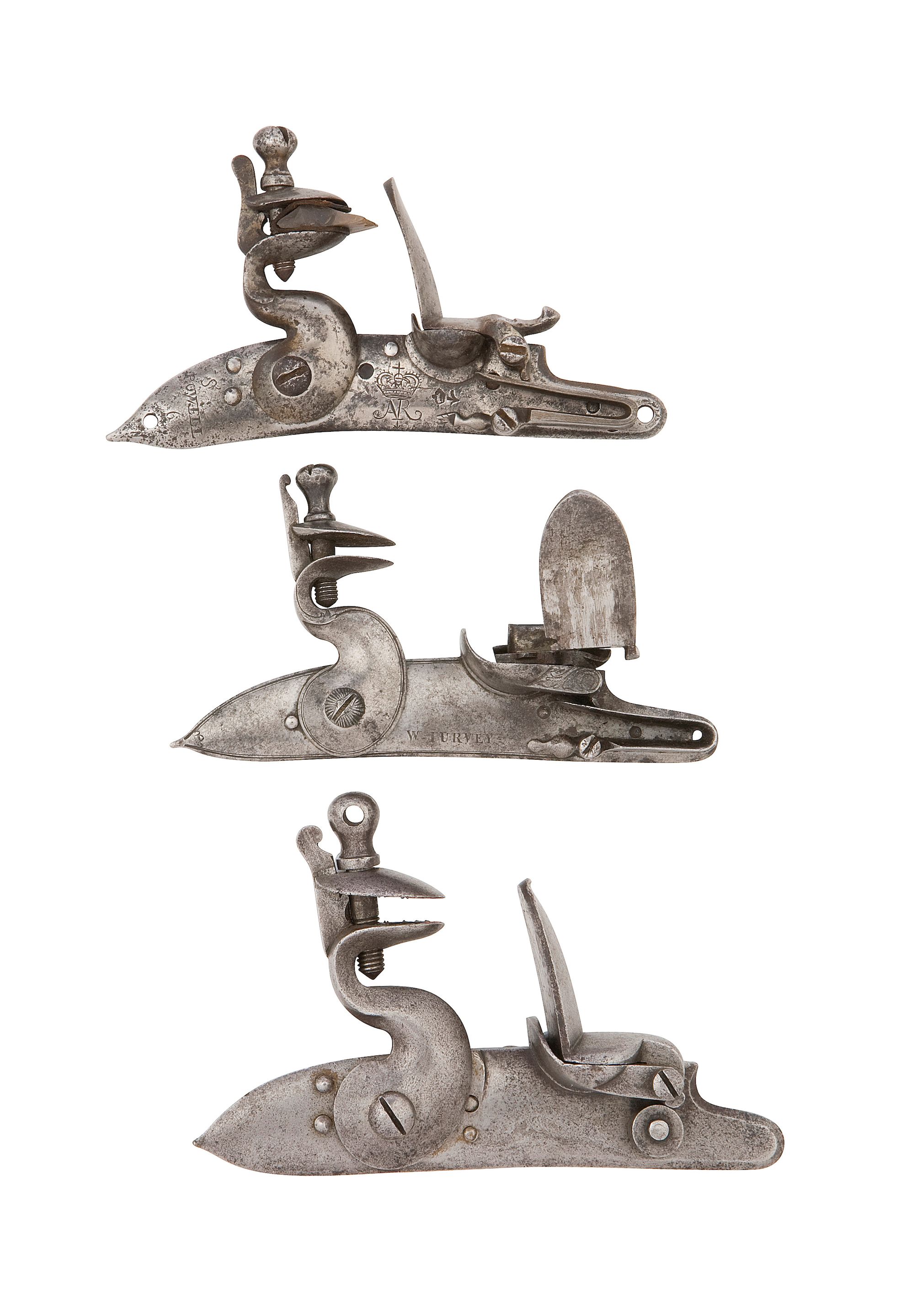 Bonhams : A Rare Gove Patent Flintlock Mechanism For A Longarm