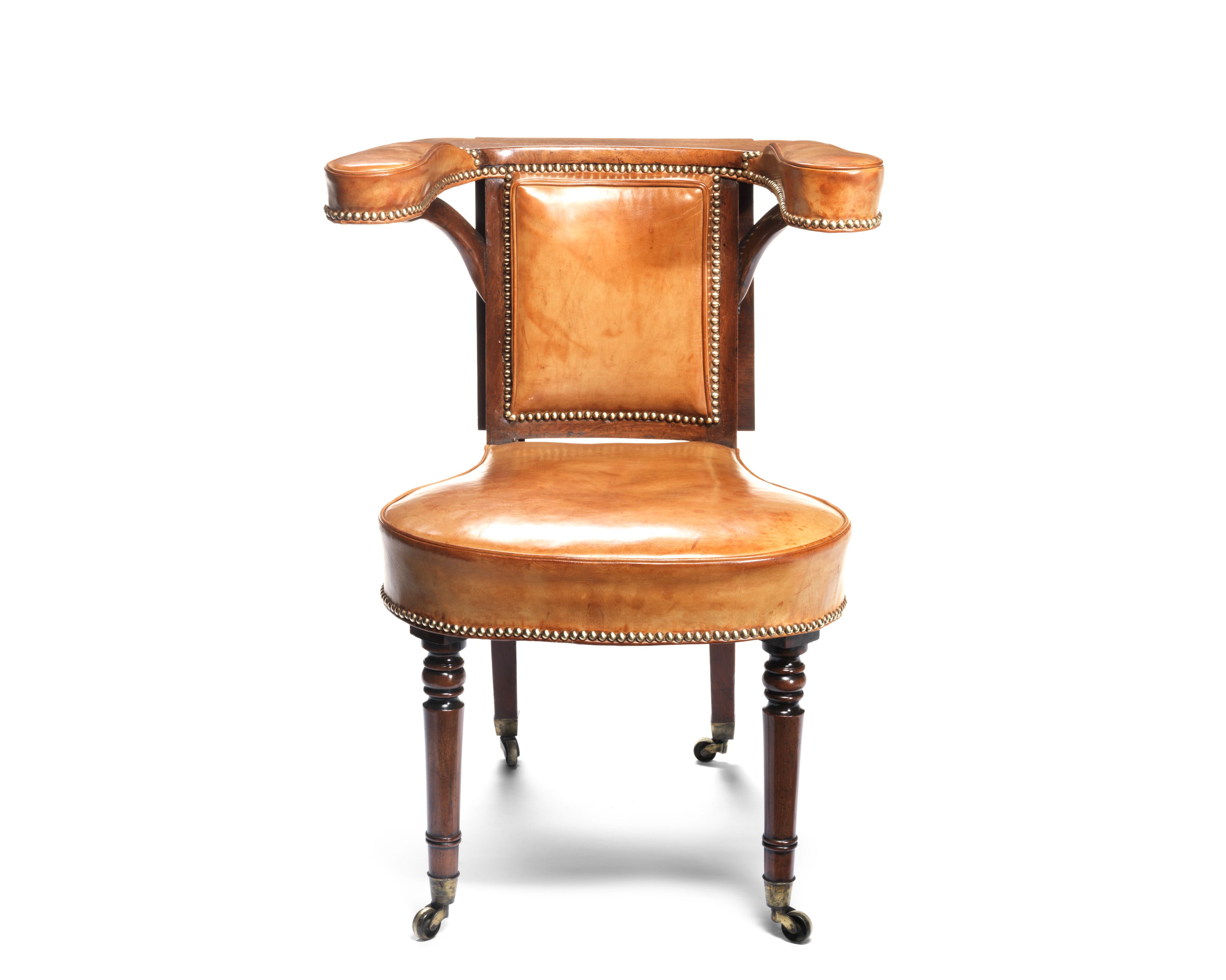 Bonhams : A Regency mahogany reading chair