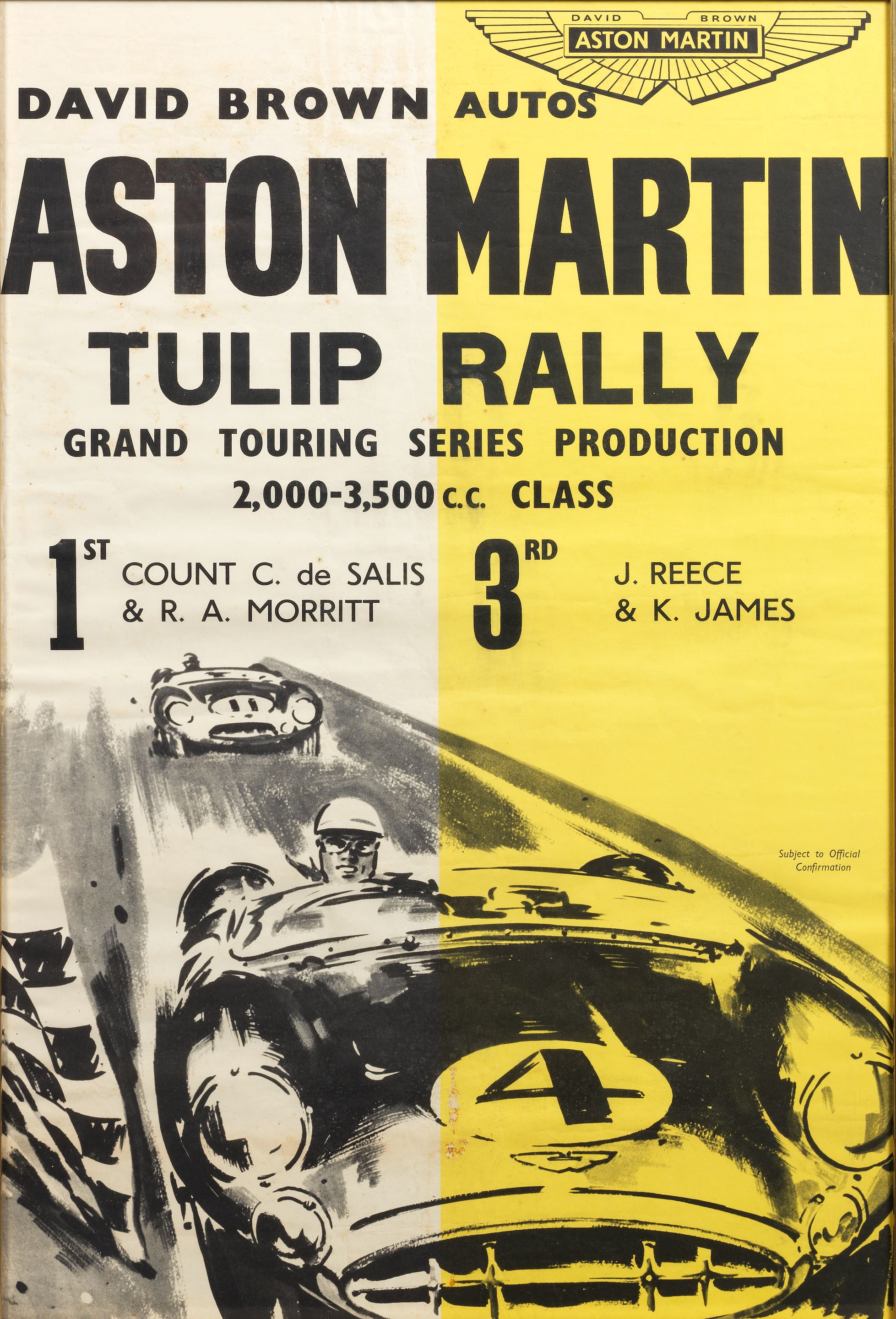Bonhams Cars : An original David Brown Aston Martin 1958 Tulip Rally ...