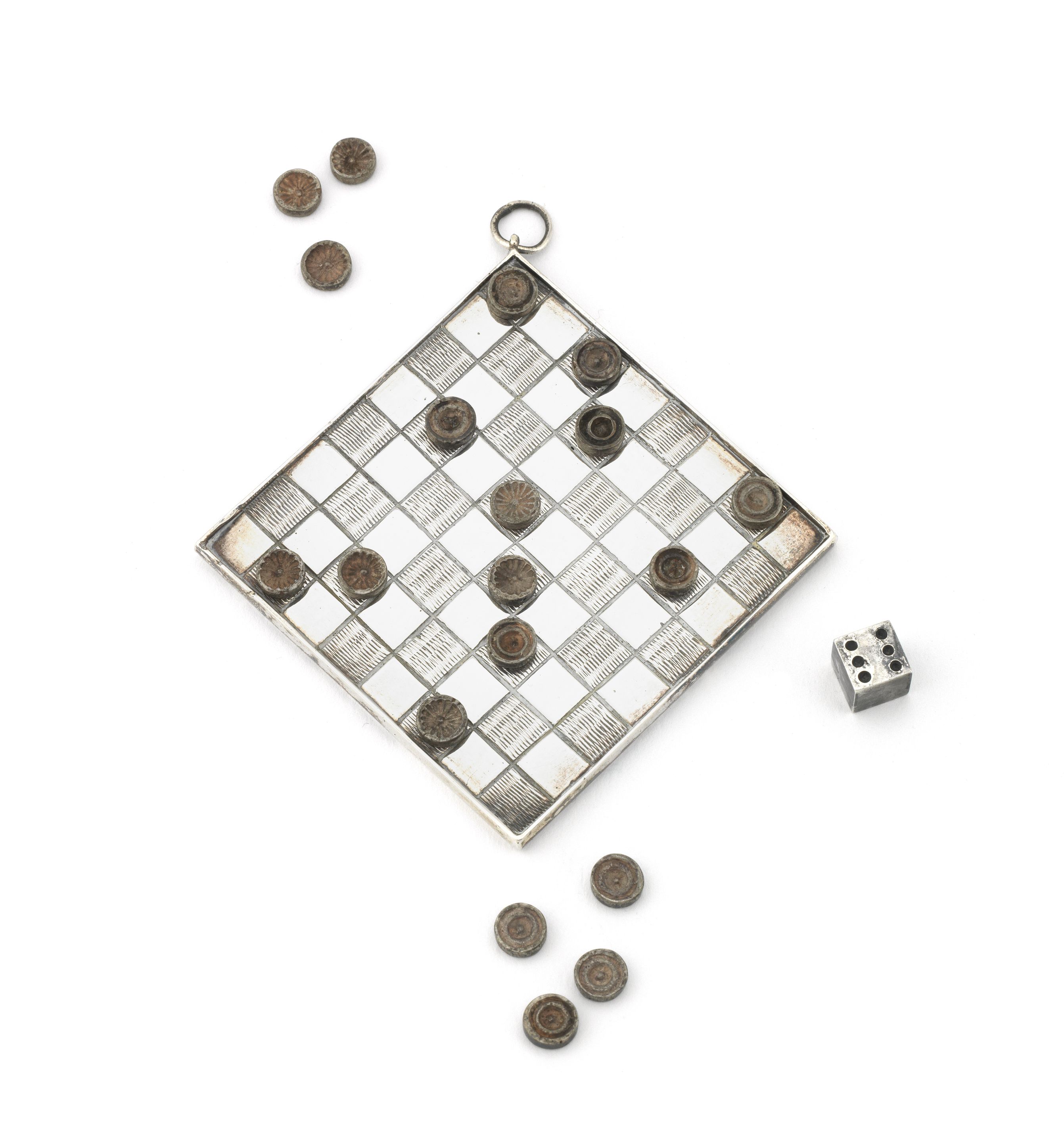 Bonhams : An 18th century Dutch silver game board by Arnoldus van ...