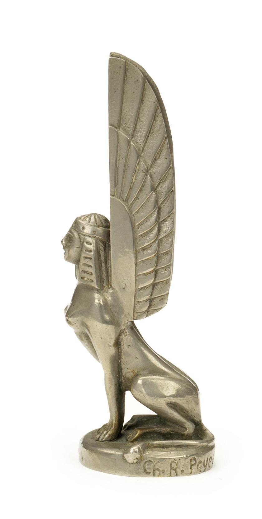 Bonhams Cars A Rare Winged Sphinx Mascot By Ch R Payee French