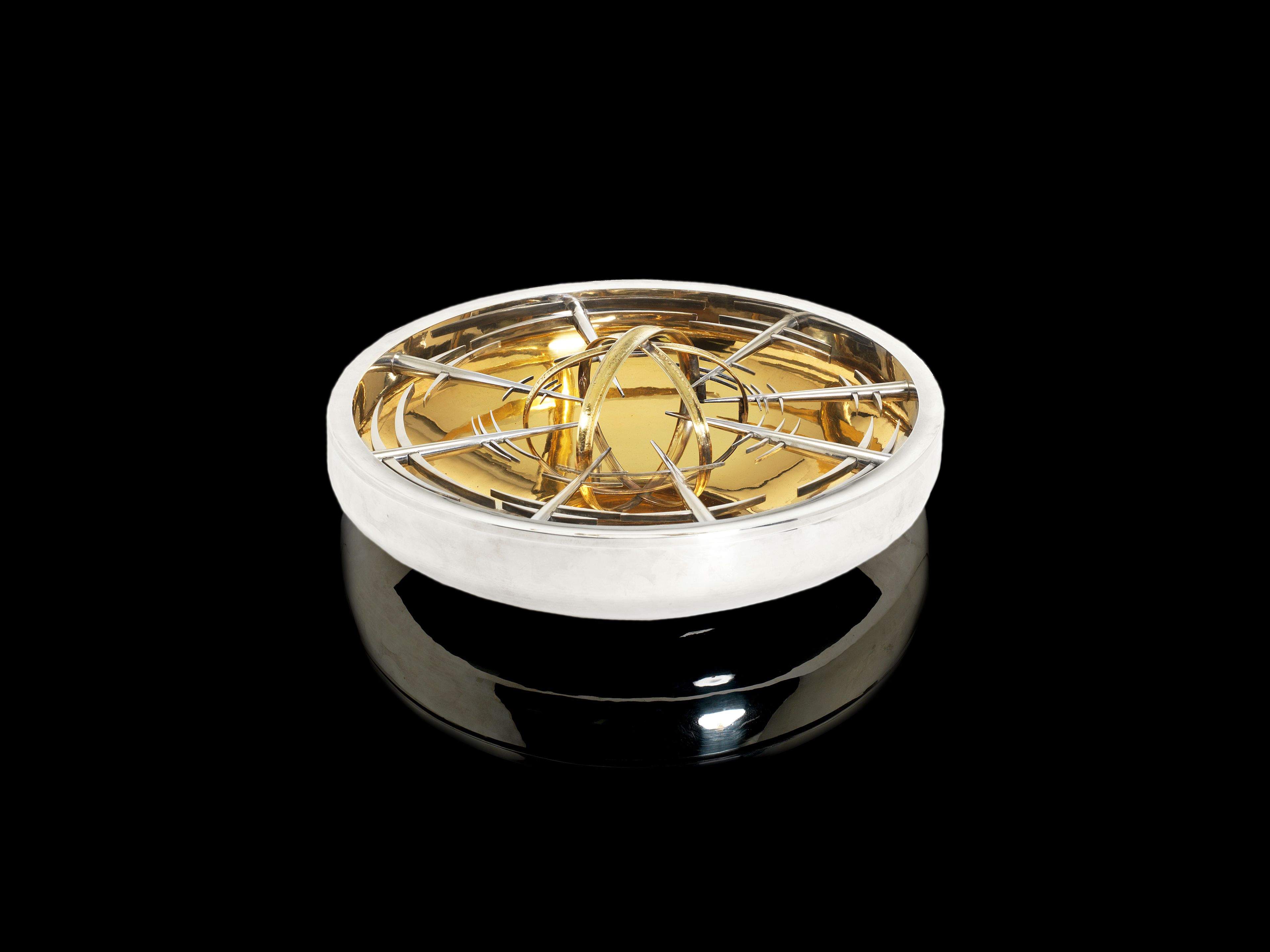 Bonhams : GERALD BENNEY A rare and impressive, large silver and silver ...