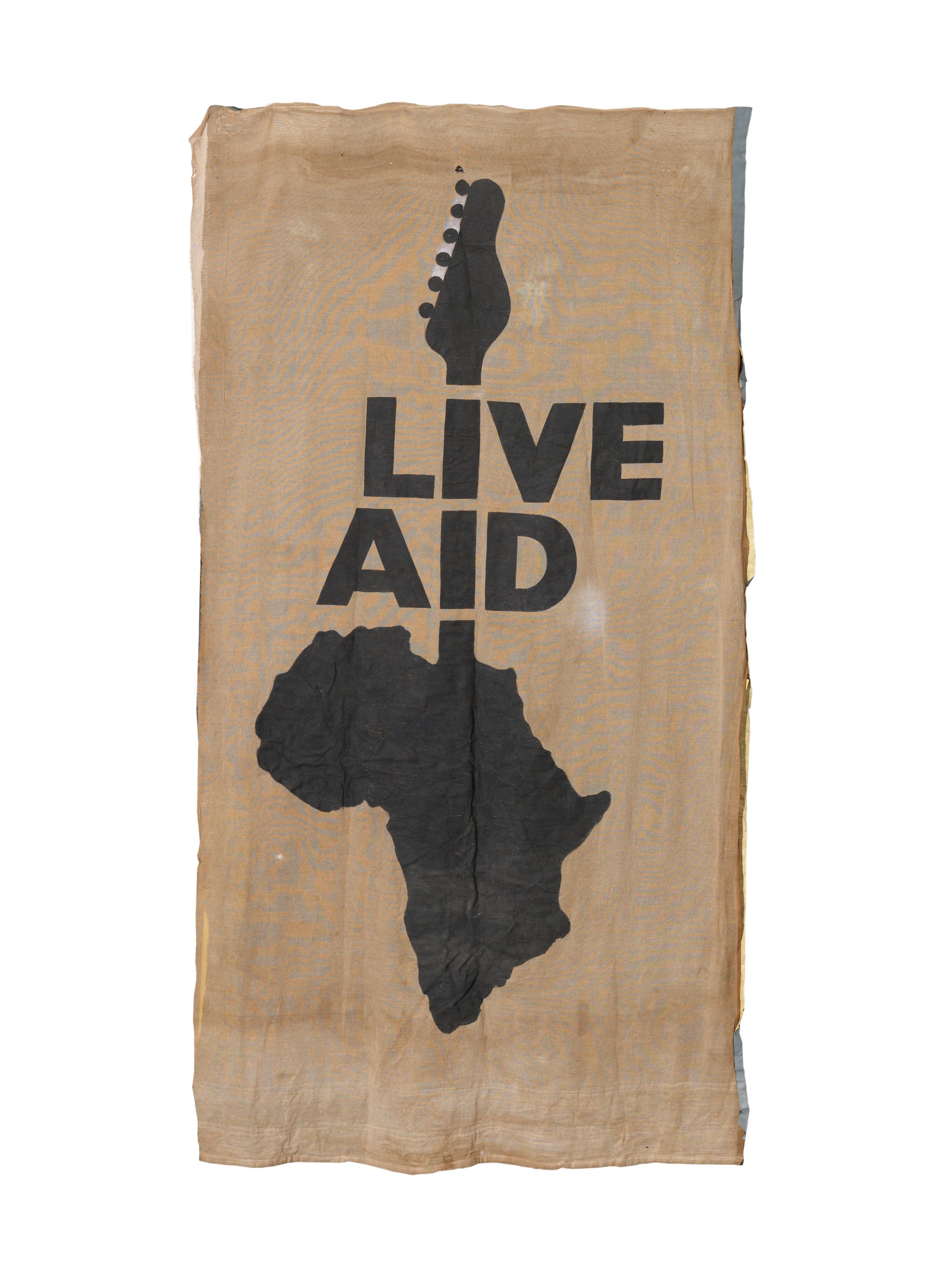 Live Aid Logo Band Aid's 'Do They Know It's Christmas?' Re Released As