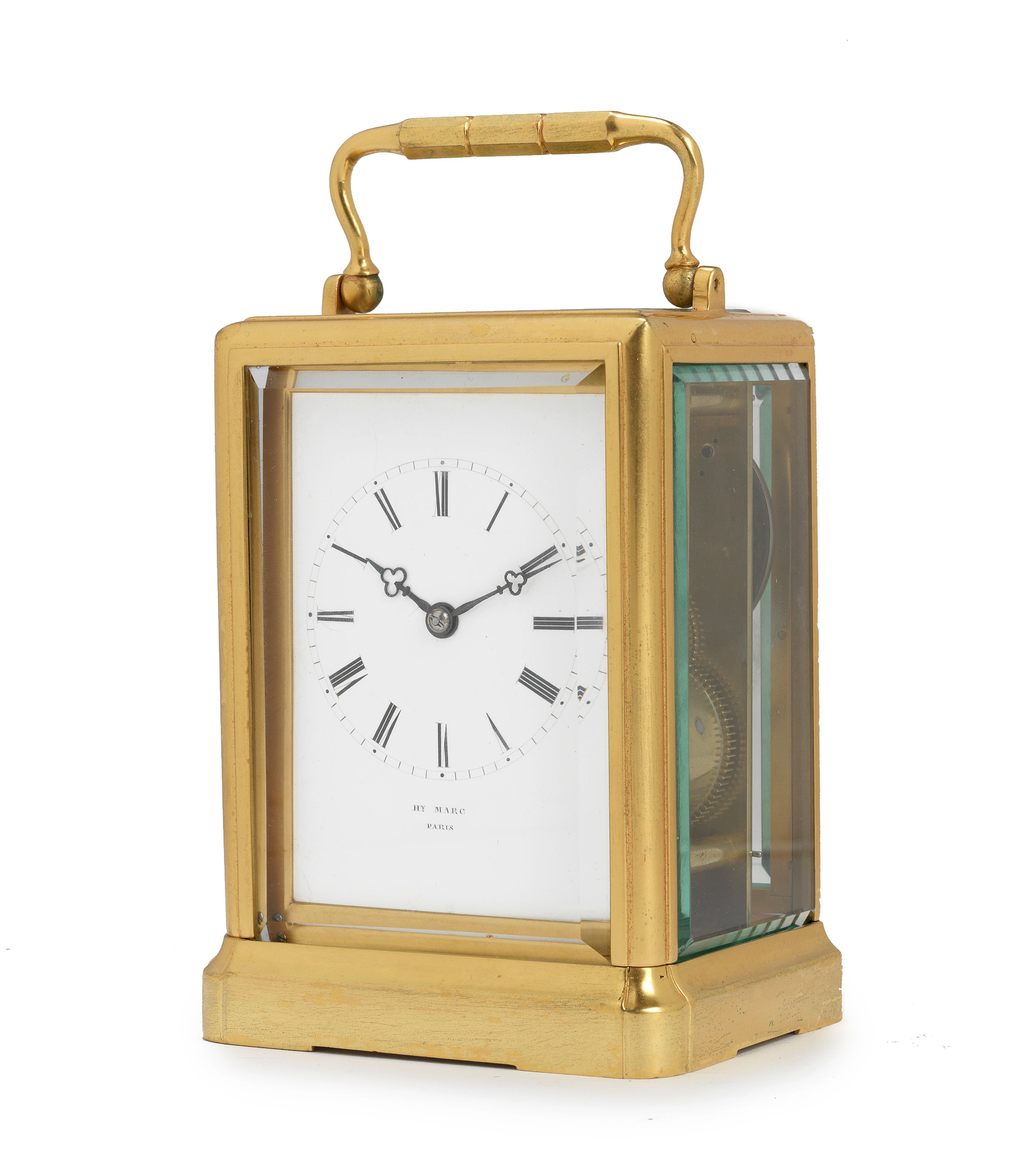 Bonhams : A mid 19th century French carriage clock Henry Marc, Paris