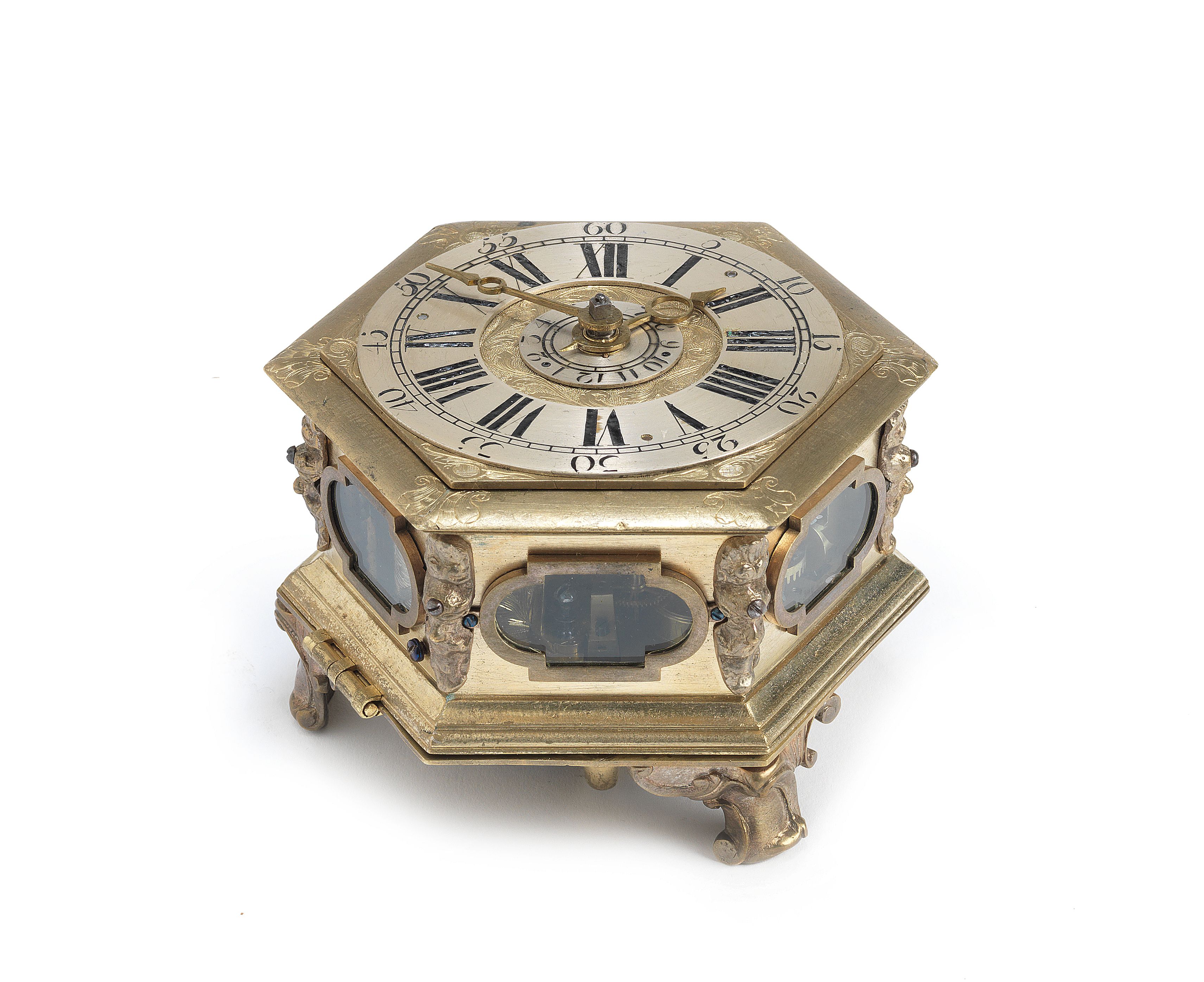 Bonhams : An early 18th century horizontal table clock Johann George ...