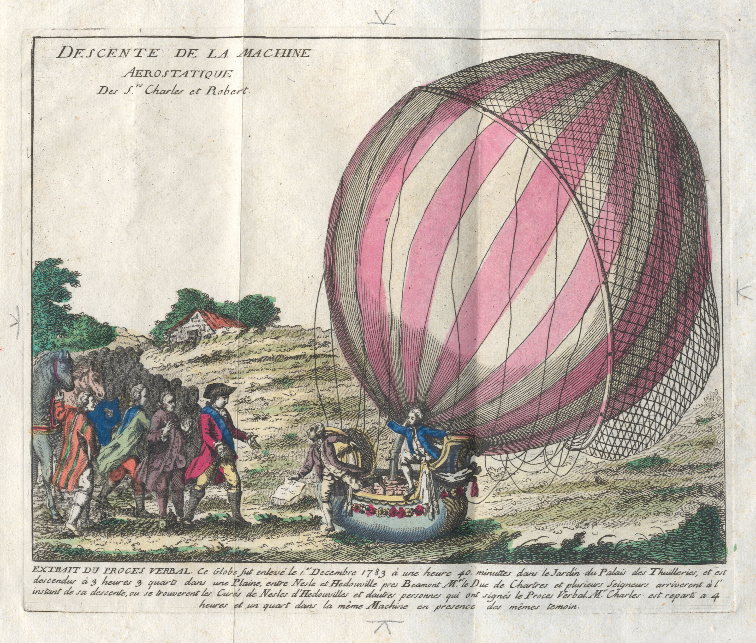 Bonhams : CHARLES (JACQUES ALEXANDRE CESAR) Représentation du globe ...