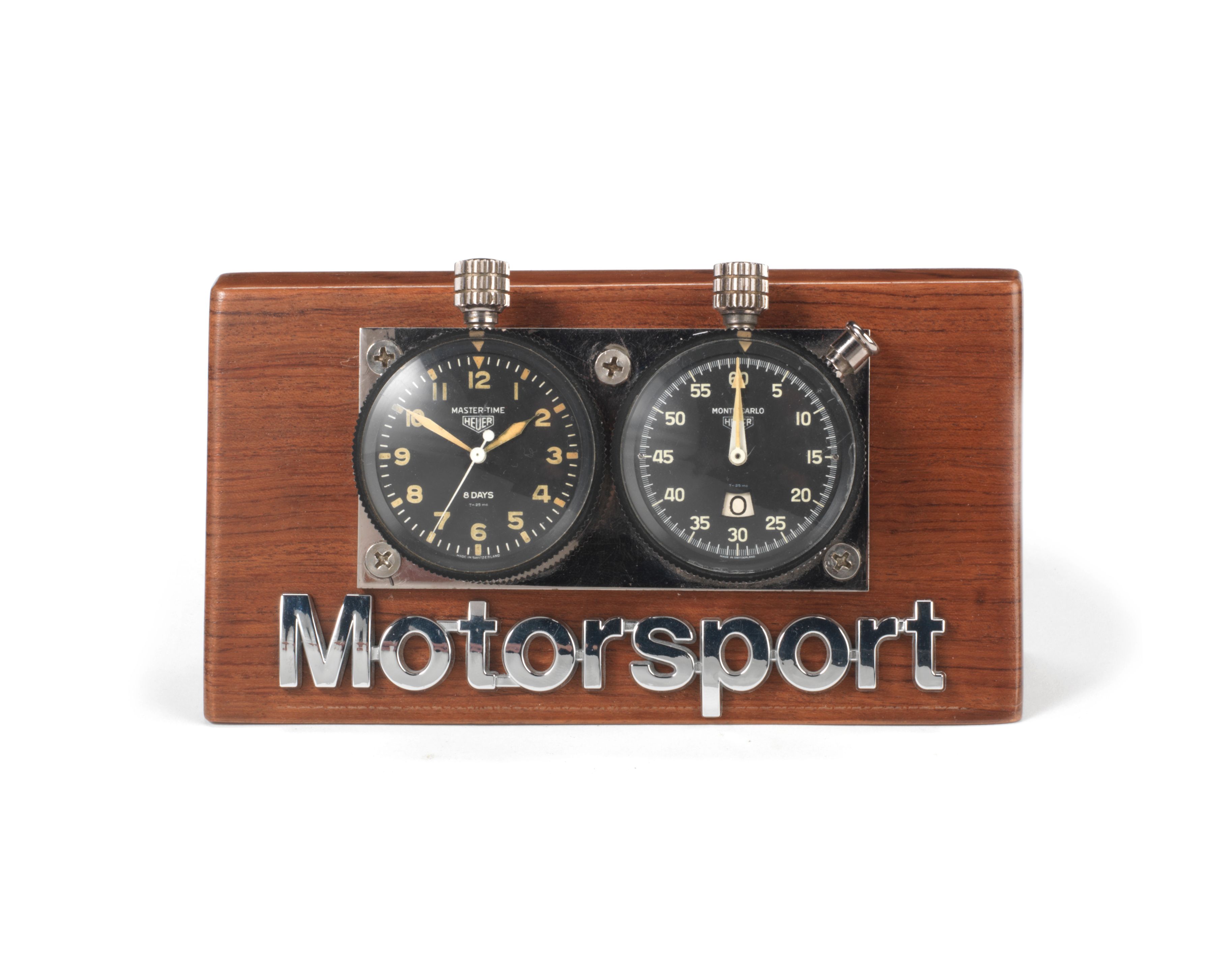 Bonhams Cars : A pair of Heuer 'Master-Time' and 'Monte-Carlo ...