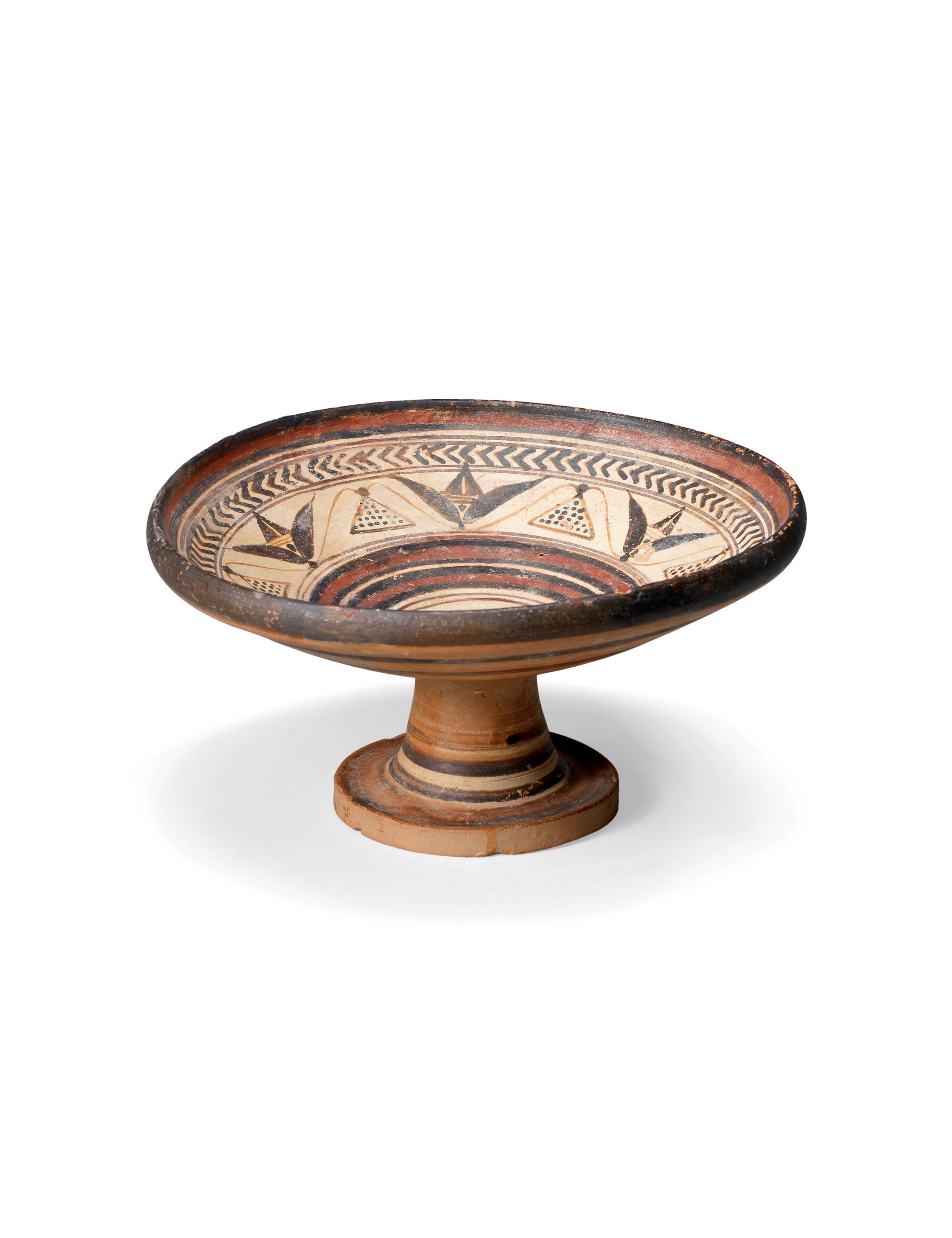 Bonhams : A Rhodian pottery footed bowl
