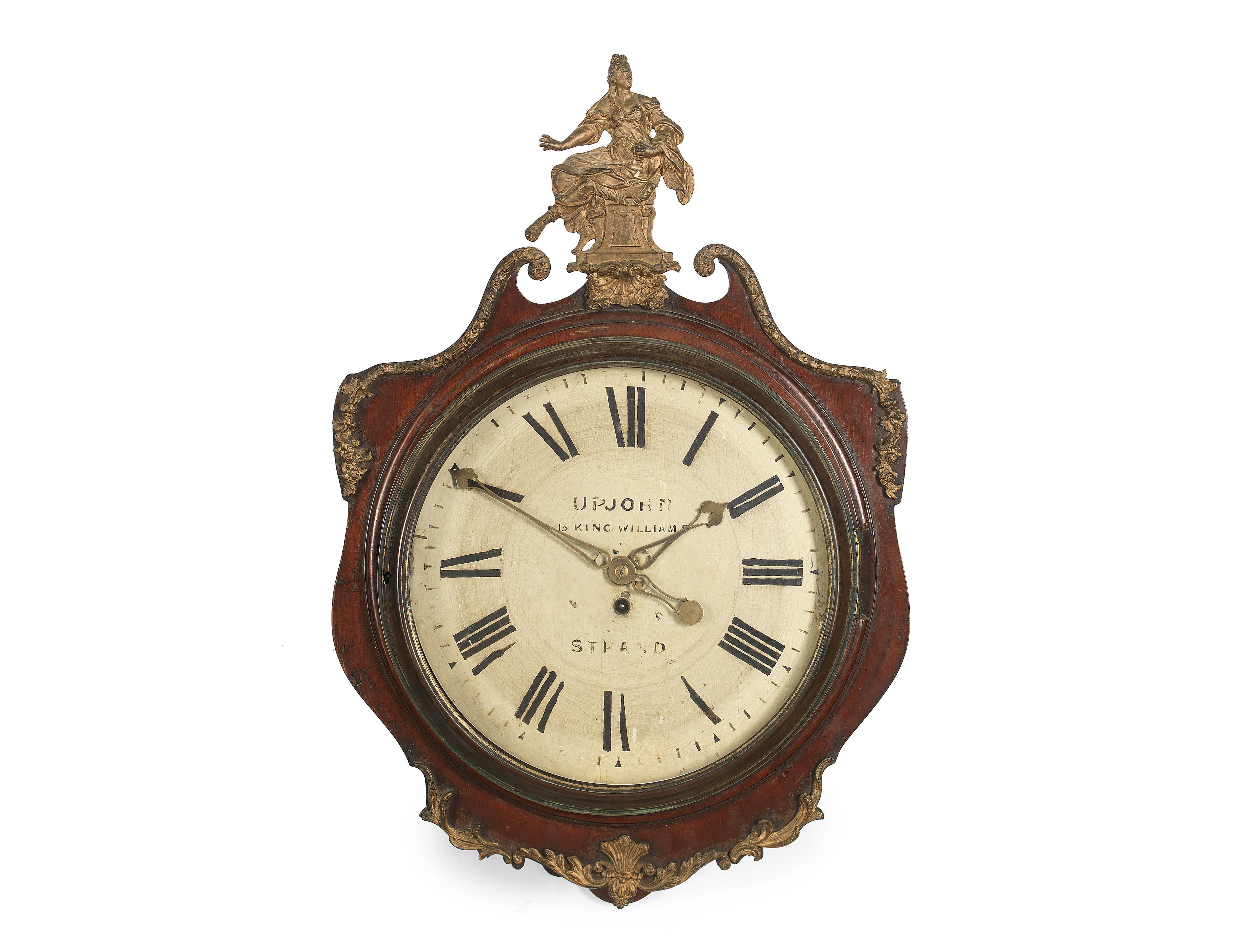 Bonhams : A rare late 18th century gilt metal-mounted mahogany wall ...