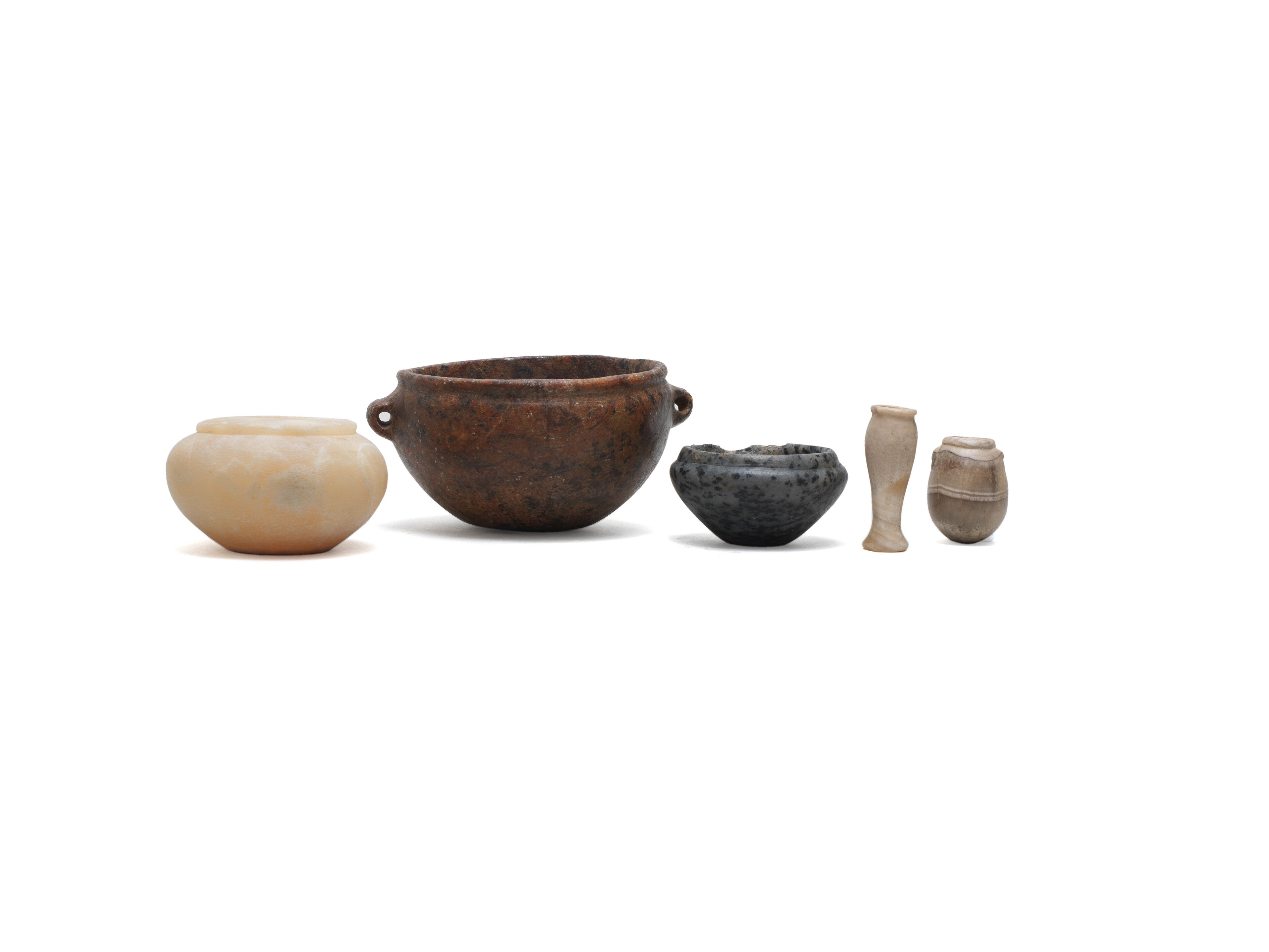 Bonhams : Five Egyptian stone vessels