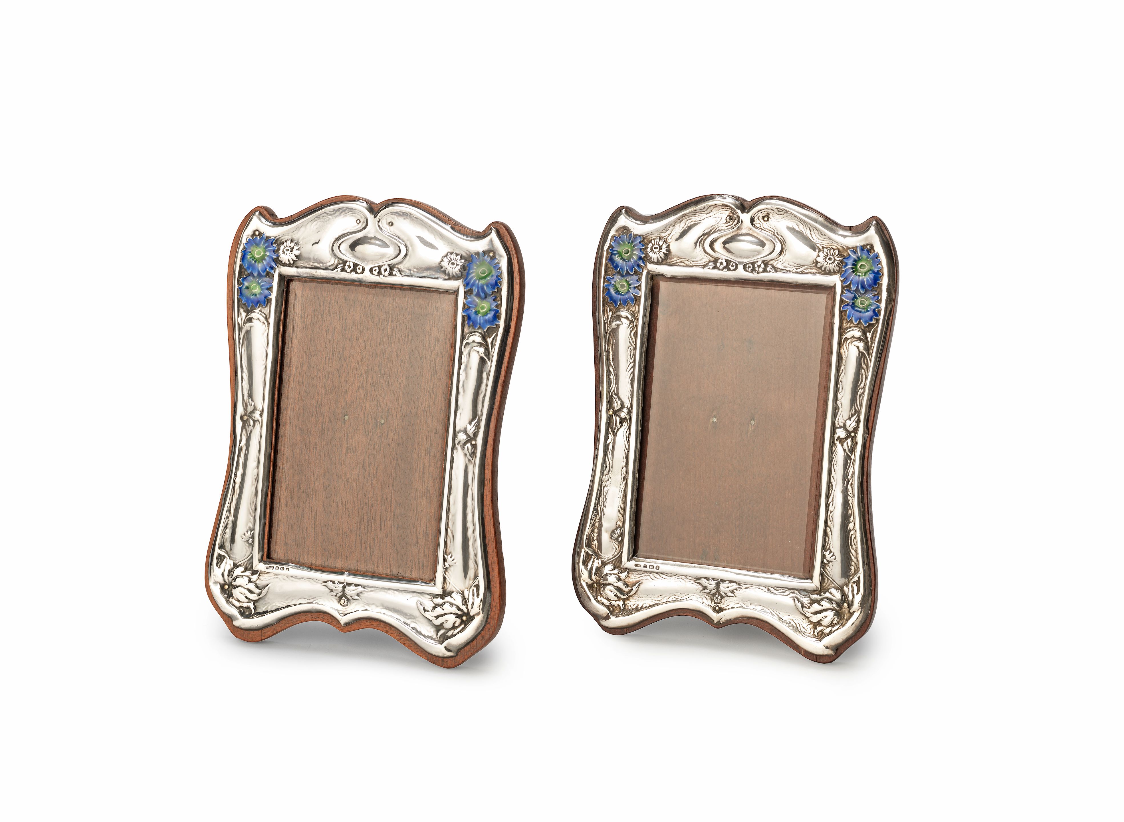 Bonhams : Silver photo frames - Ref.1145-1170 - Matched pair of Art ...