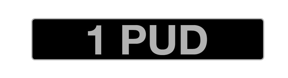 Bonhams Cars : UK Vehicle registration number '1 PUD',