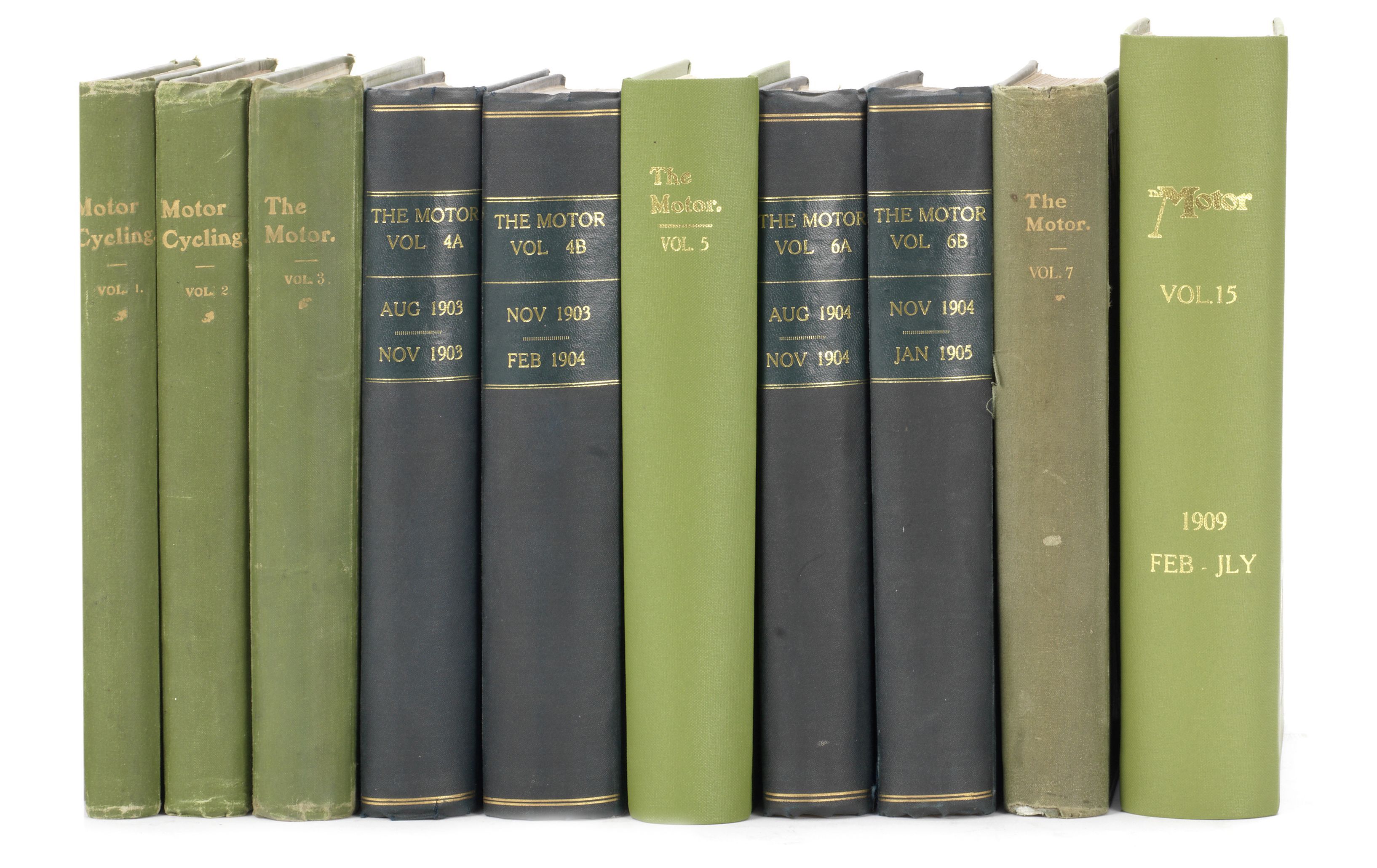 Bonhams Cars : Motor Cycling and Motoring/The Motor bound Volumes 1-7 (1902-1905) and Volume 15 ...