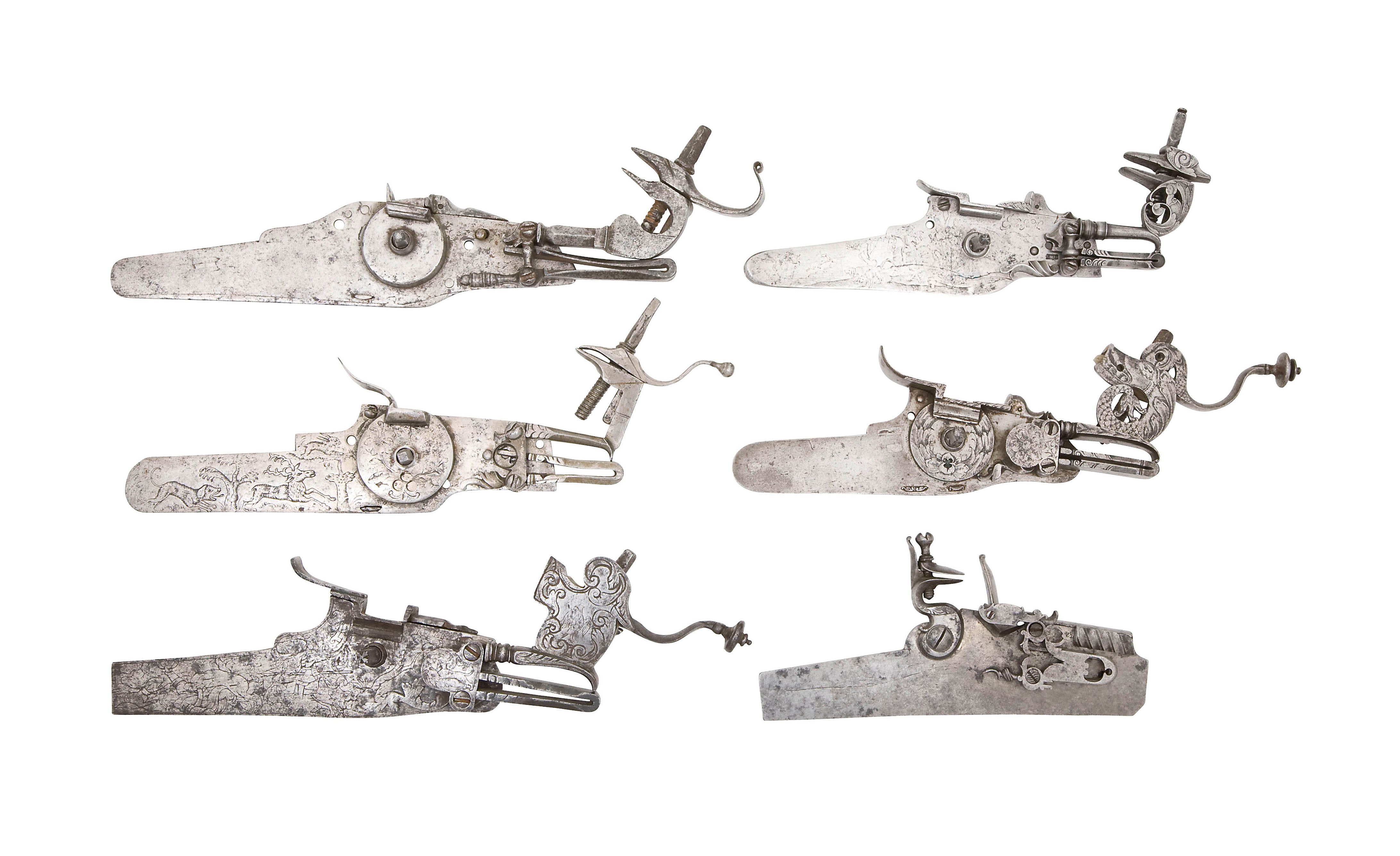 Bonhams : A German Wheel-Lock Mechanism For A Longarm