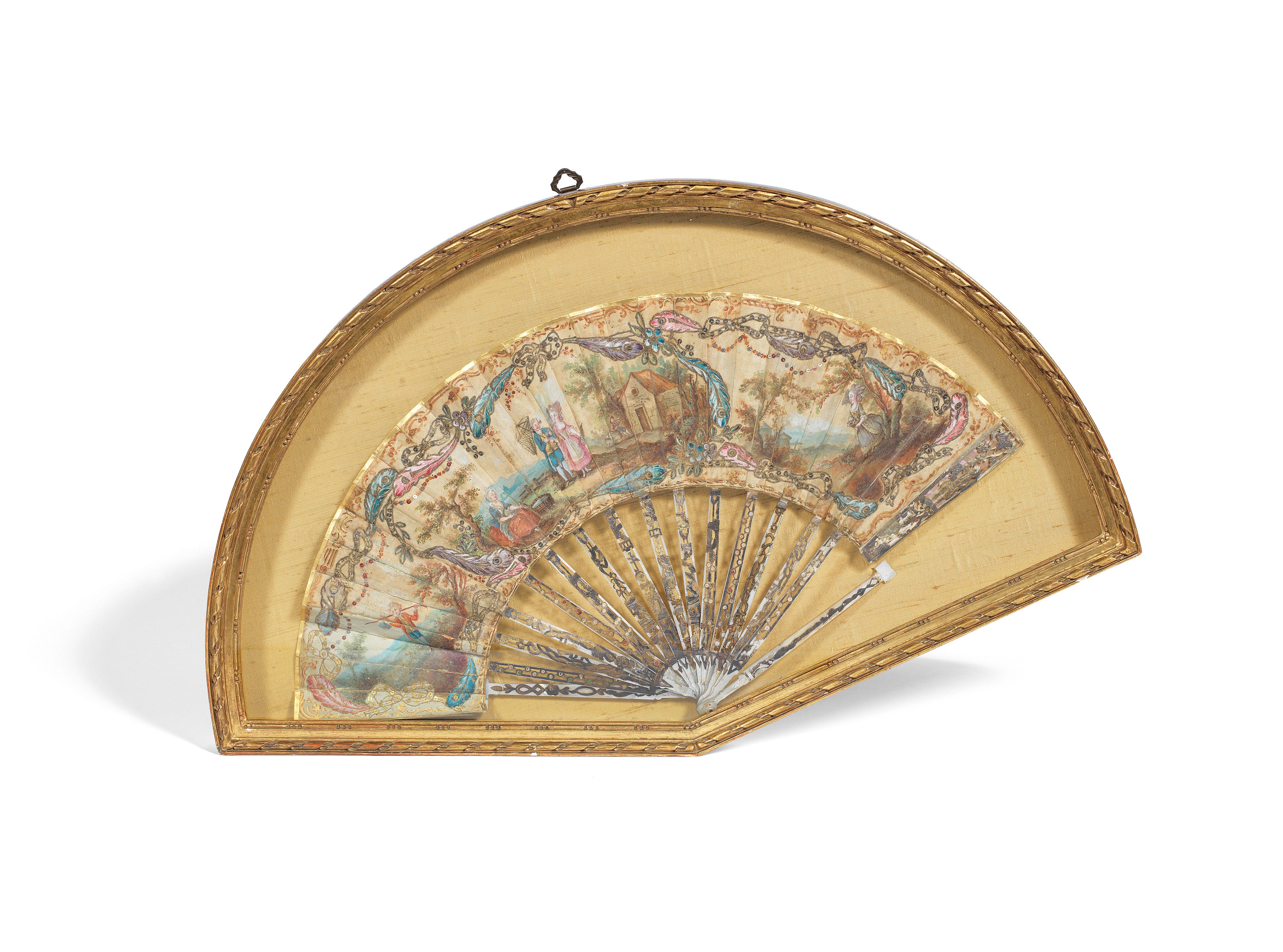 Bonhams : Two French cased French fans, late 18th century and early ...
