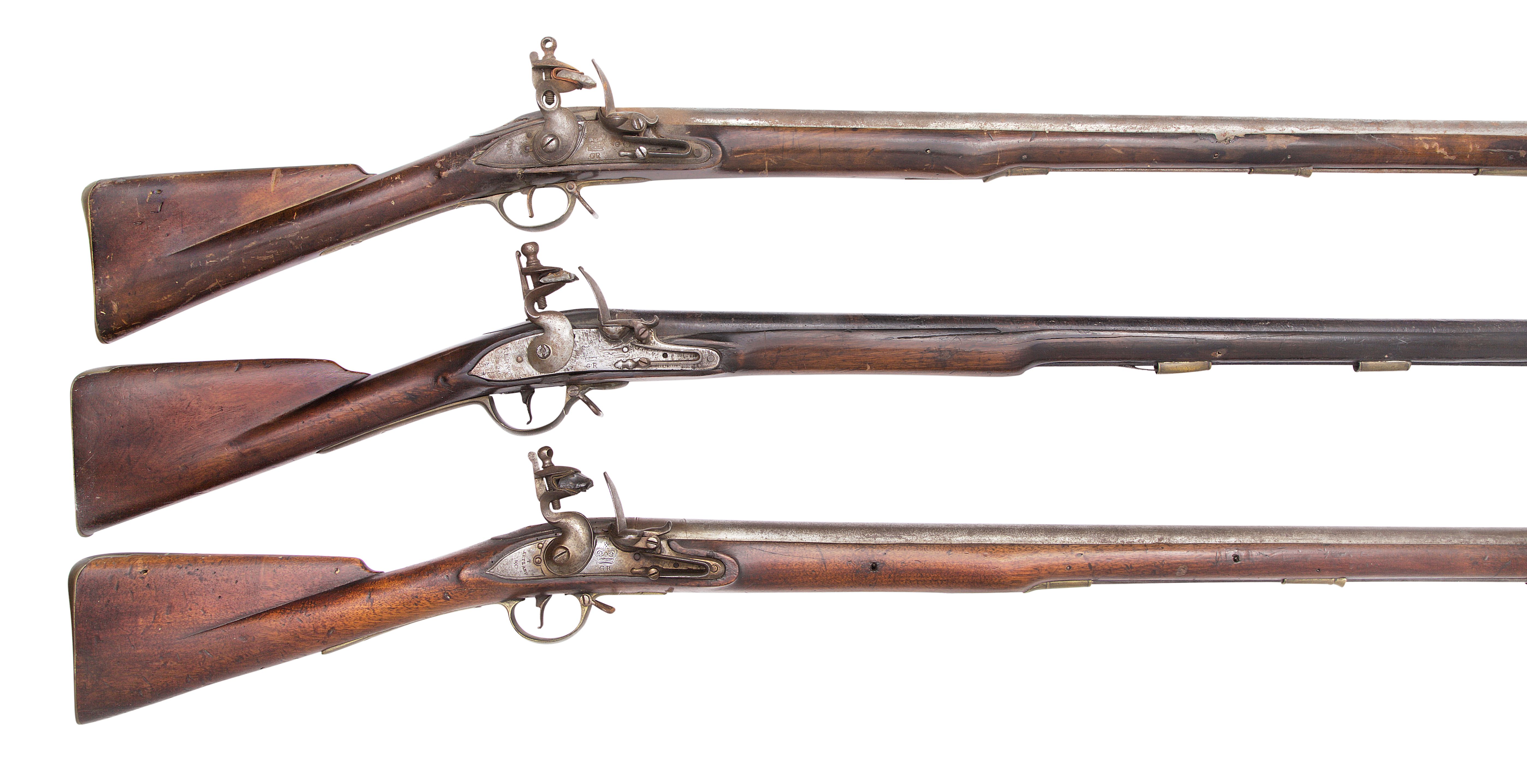 Bonhams : A 10-Bore Flintlock Musket Of Sea Service Type, And A 10-Bore ...