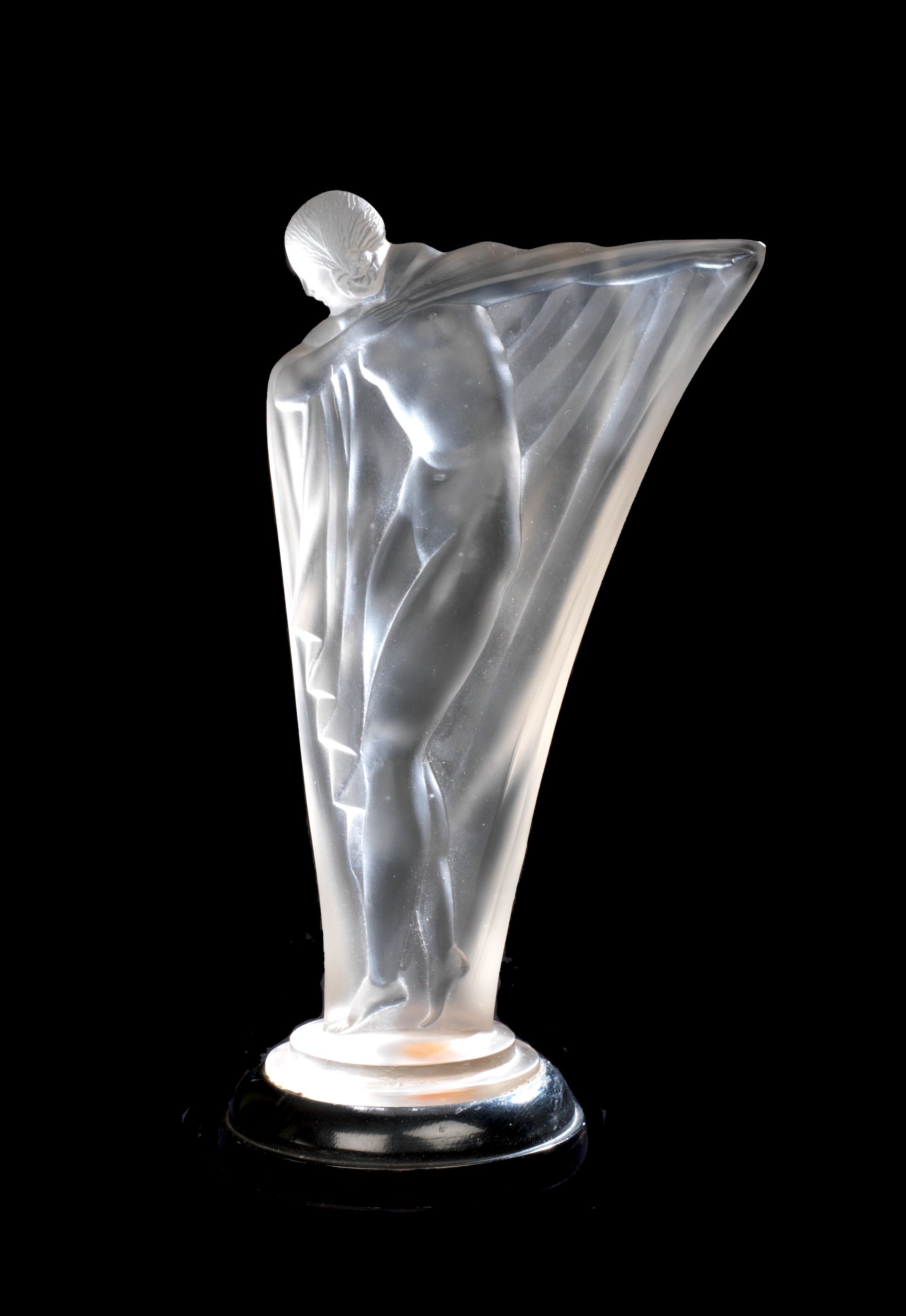 Bonhams Cars : An Art Deco 'Draped Nude' glass mascot by Lucile Sevin ...