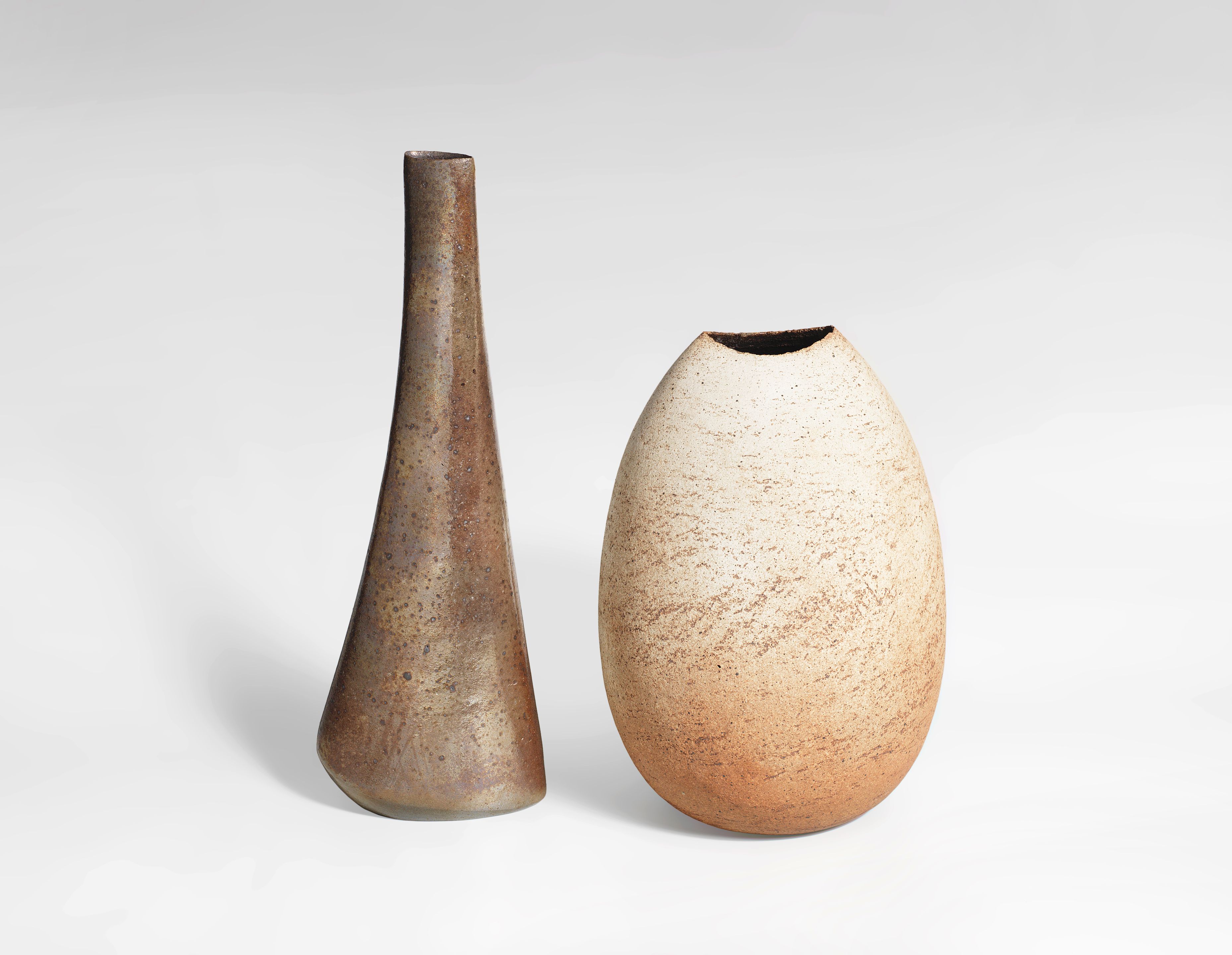 Bonhams : Joanna Constantinides (British, 1927-2000) Two Vessels; circa ...