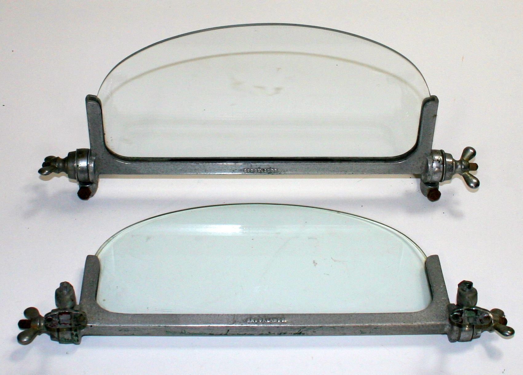 Bonhams Cars : A pair of Brooklands aero-screens with mounting brackets ...