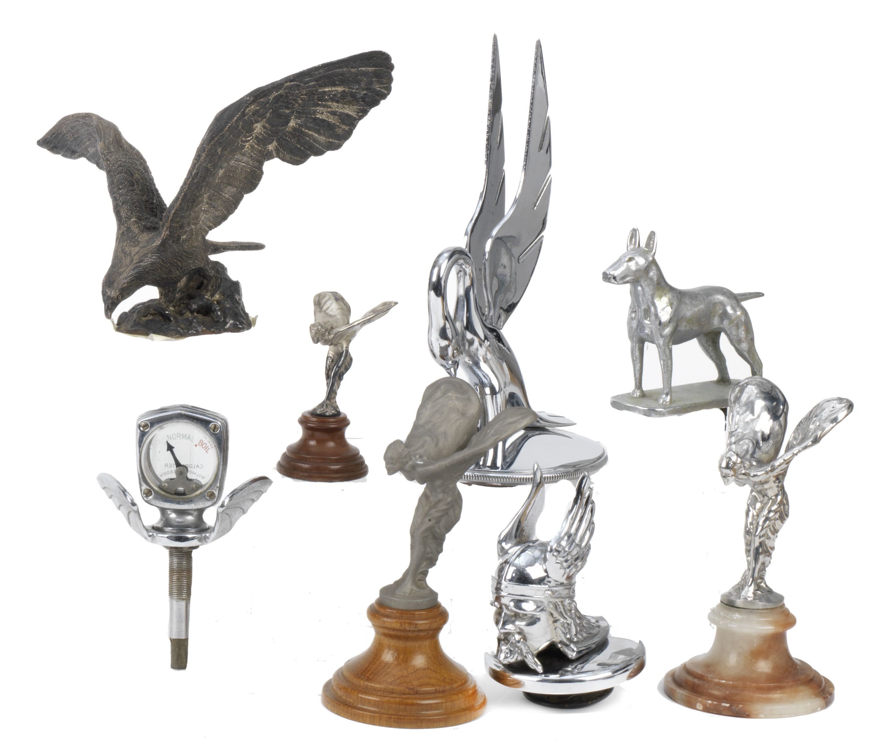 Bonhams Cars : Assorted mascots, ((8))