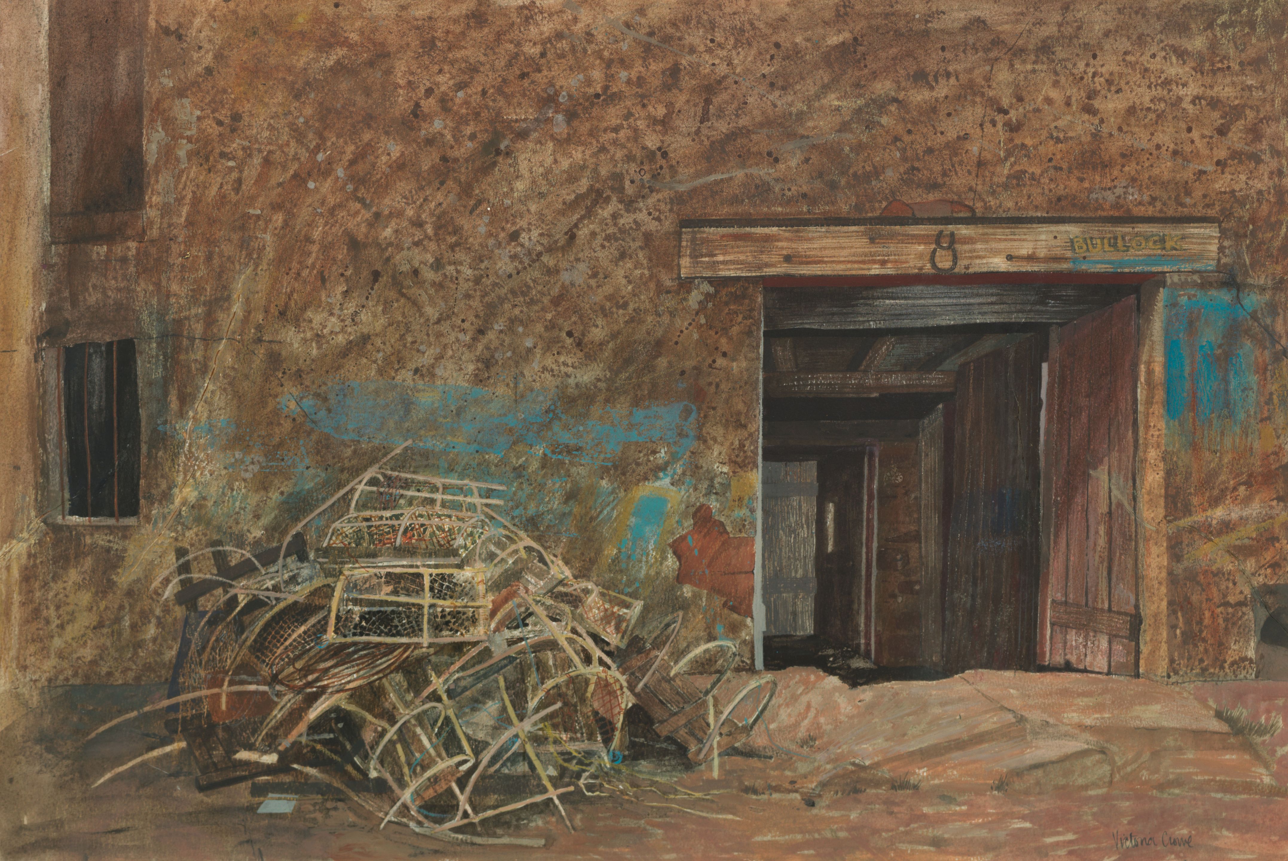 Bonhams : Victoria Crowe OBE RSA RSW (British, born 1945) The Fisherman ...