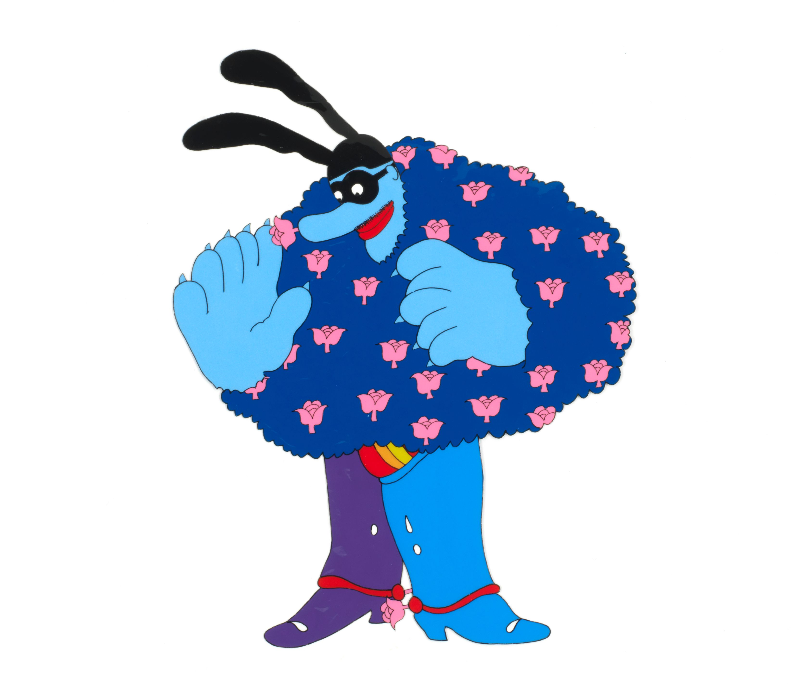 Yellow Submarine Blue Meanie The Beatles Original Film Cell From The