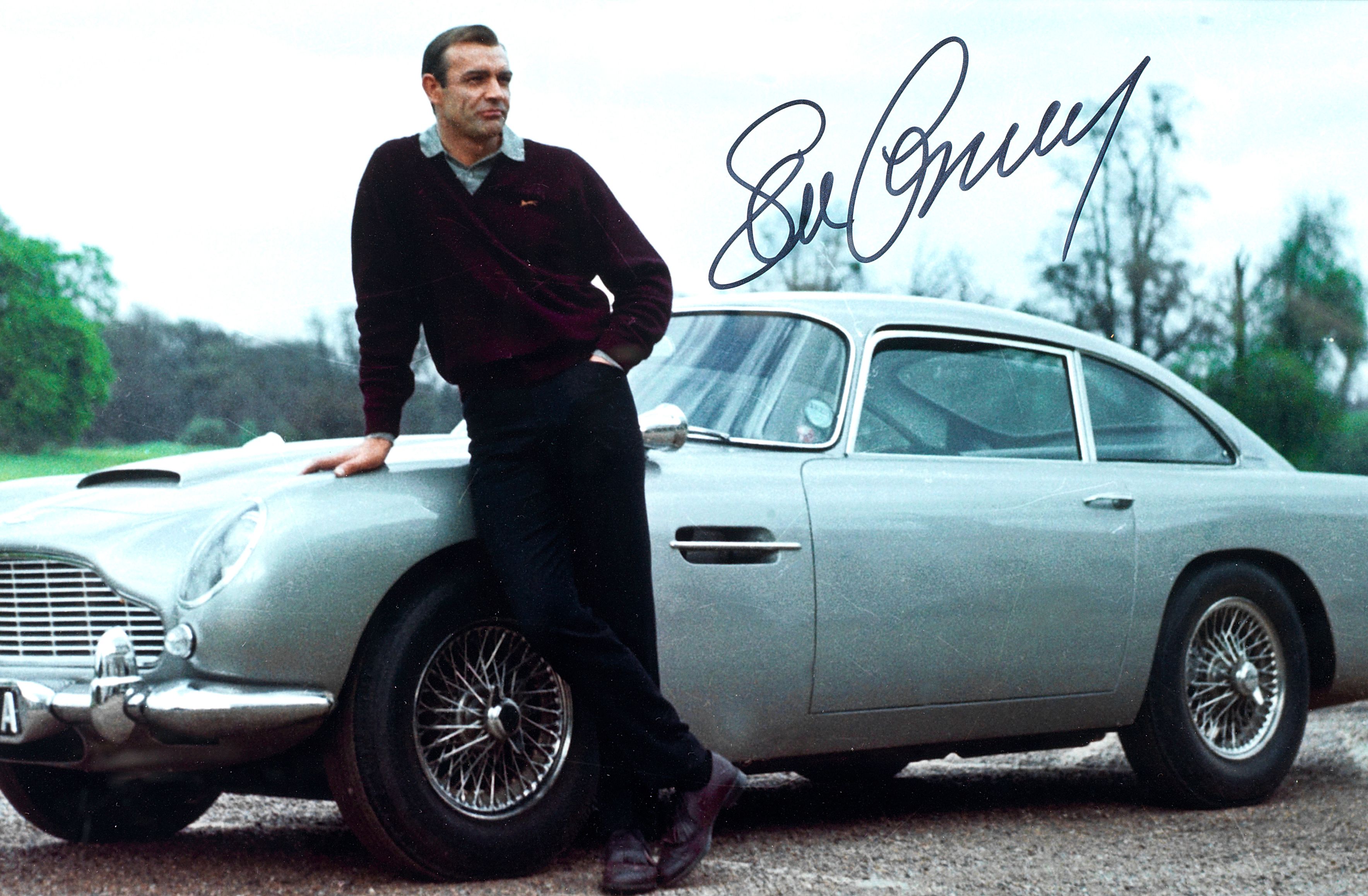 Bonhams Cars : A SIGNED PHOTOGRAPH OF SEAN CONNERY AS JAMES BOND WITH ...