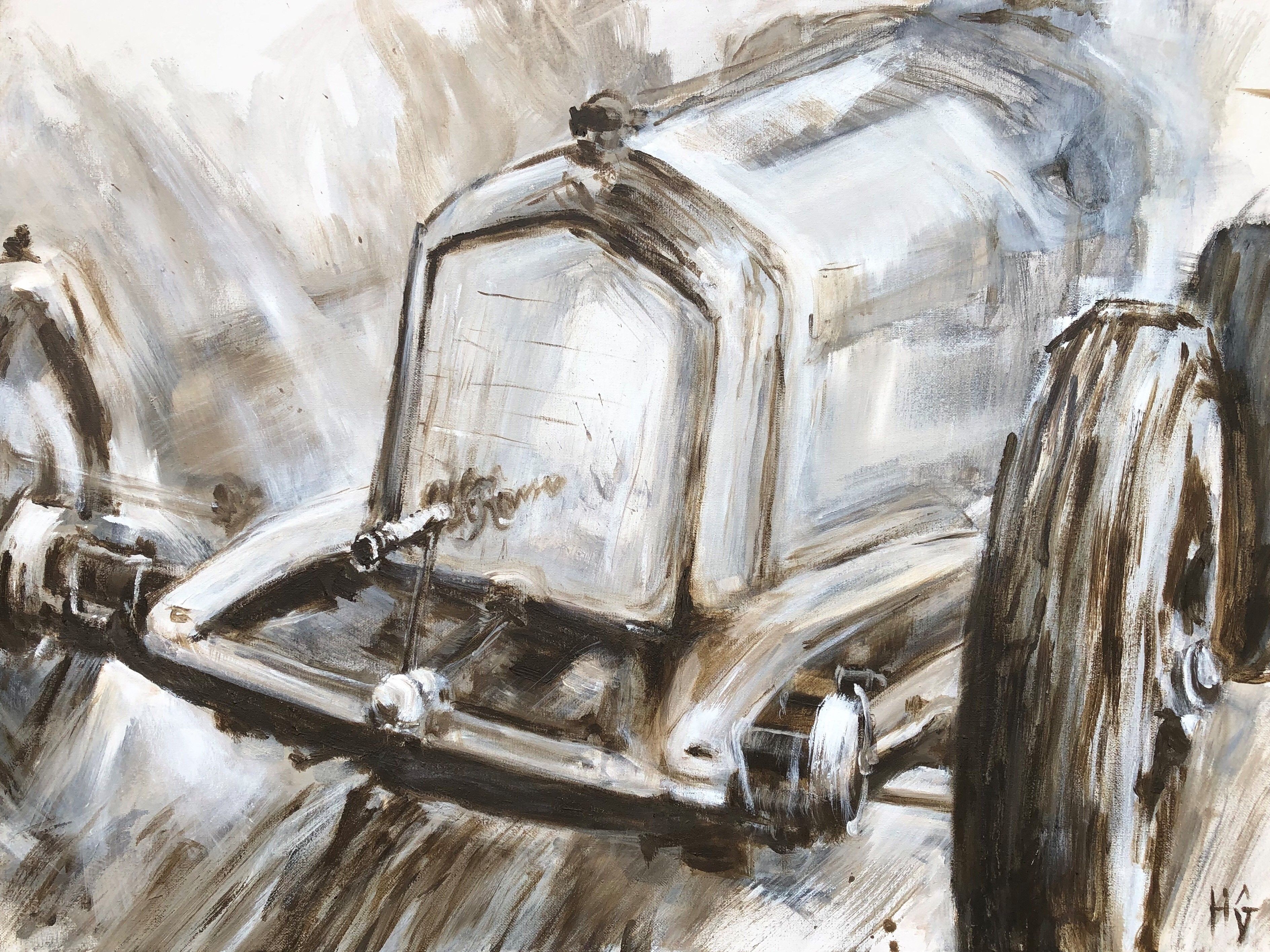 Bonhams Cars : Harriet Gillett (1995 - ), 'The Alfa P3 in Motion',