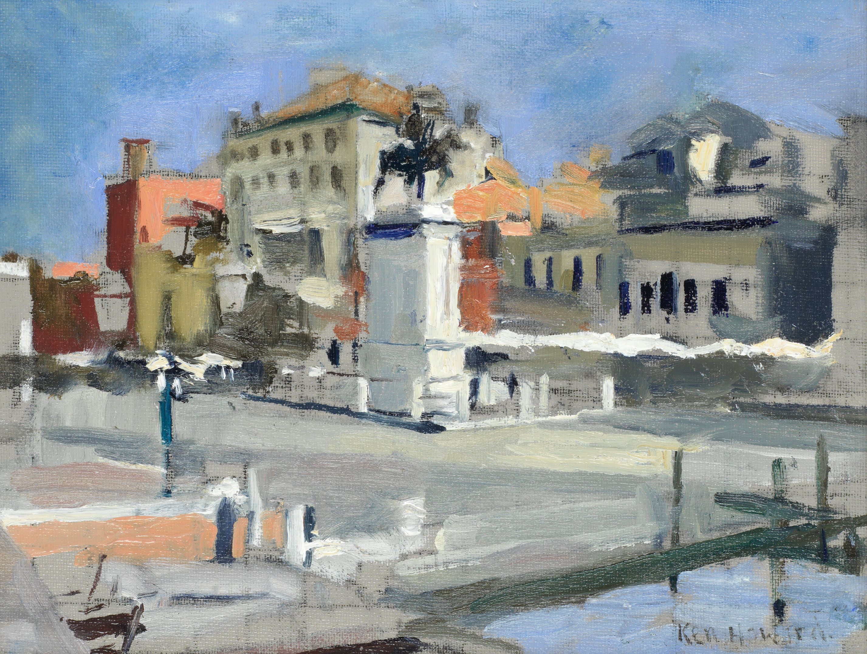 Bonhams : Ken Howard R.A. (British, born 1932) Campo SS Giovanni e Paolo