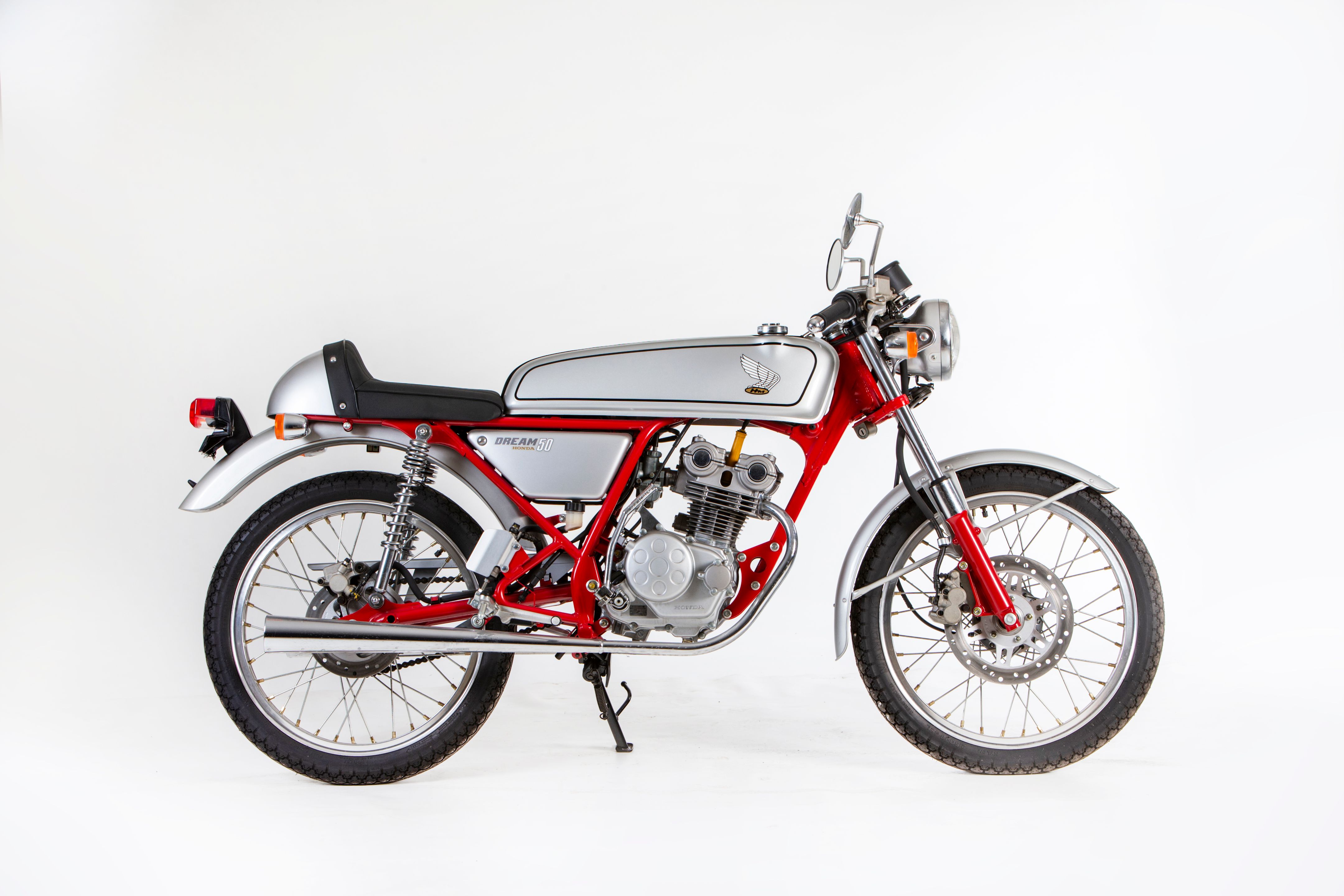 Bonhams Cars : Only 1.9 'push' kilometres from new, 1997 Honda CB50 Dream Frame no. AC15-1000488 ...
