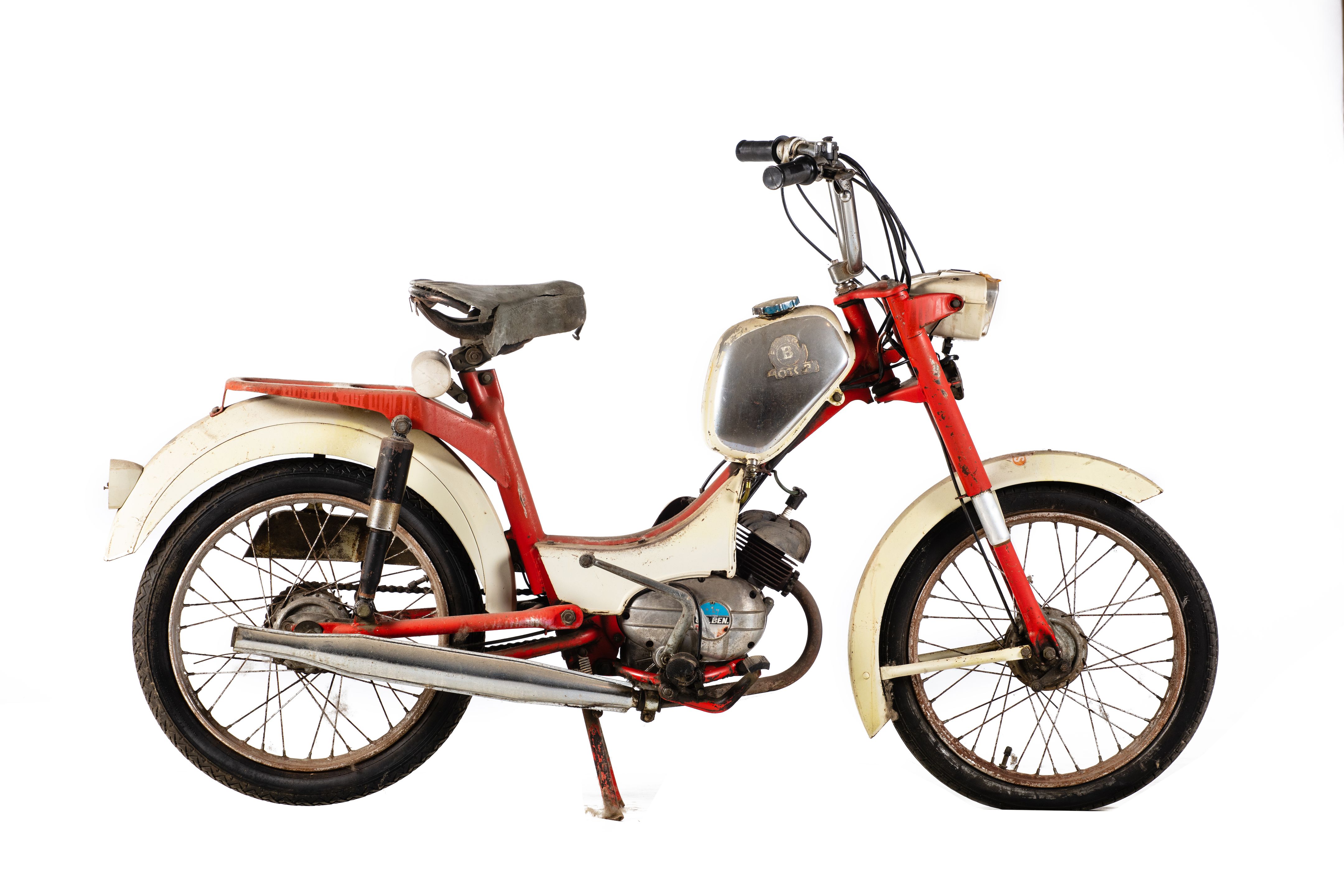 Bonhams Cars : Motobi Moped Project Frame no. A 833922 Engine no. obscured