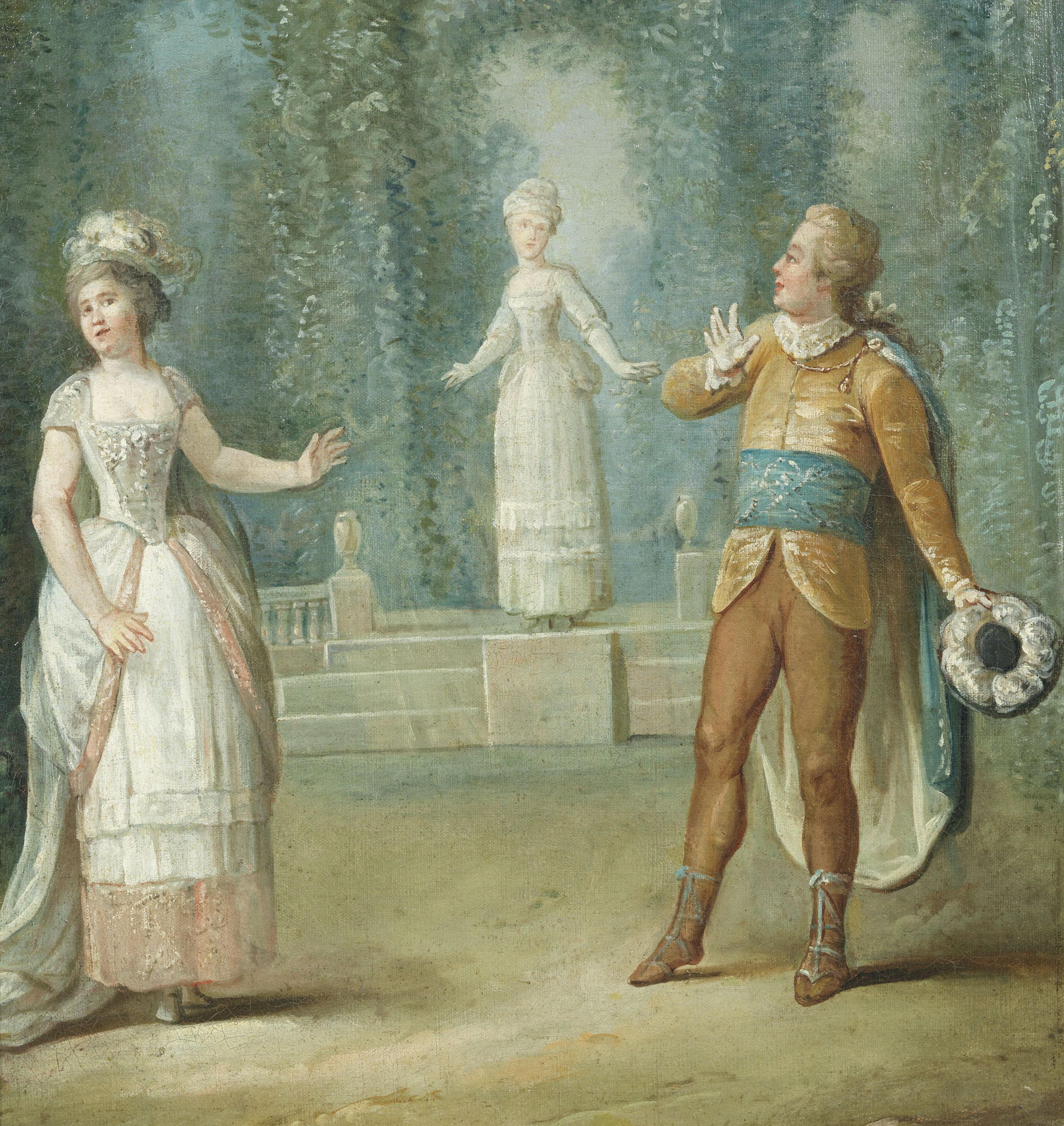 Bonhams : English School, 18th century Opera scene