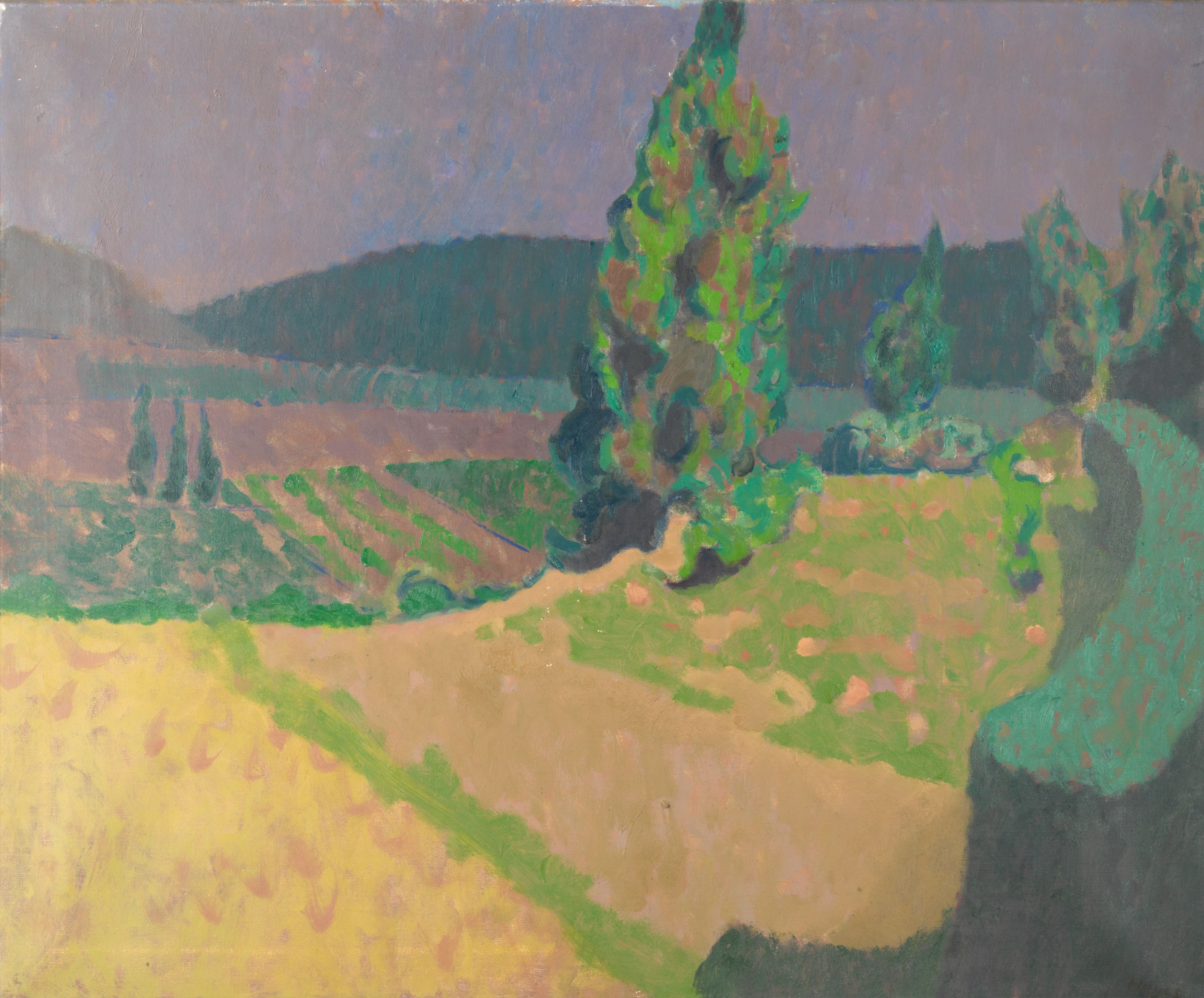 Bonhams : Colin Hayes R.A., R.B.A. (British, 1919-2003) Landscape with ...