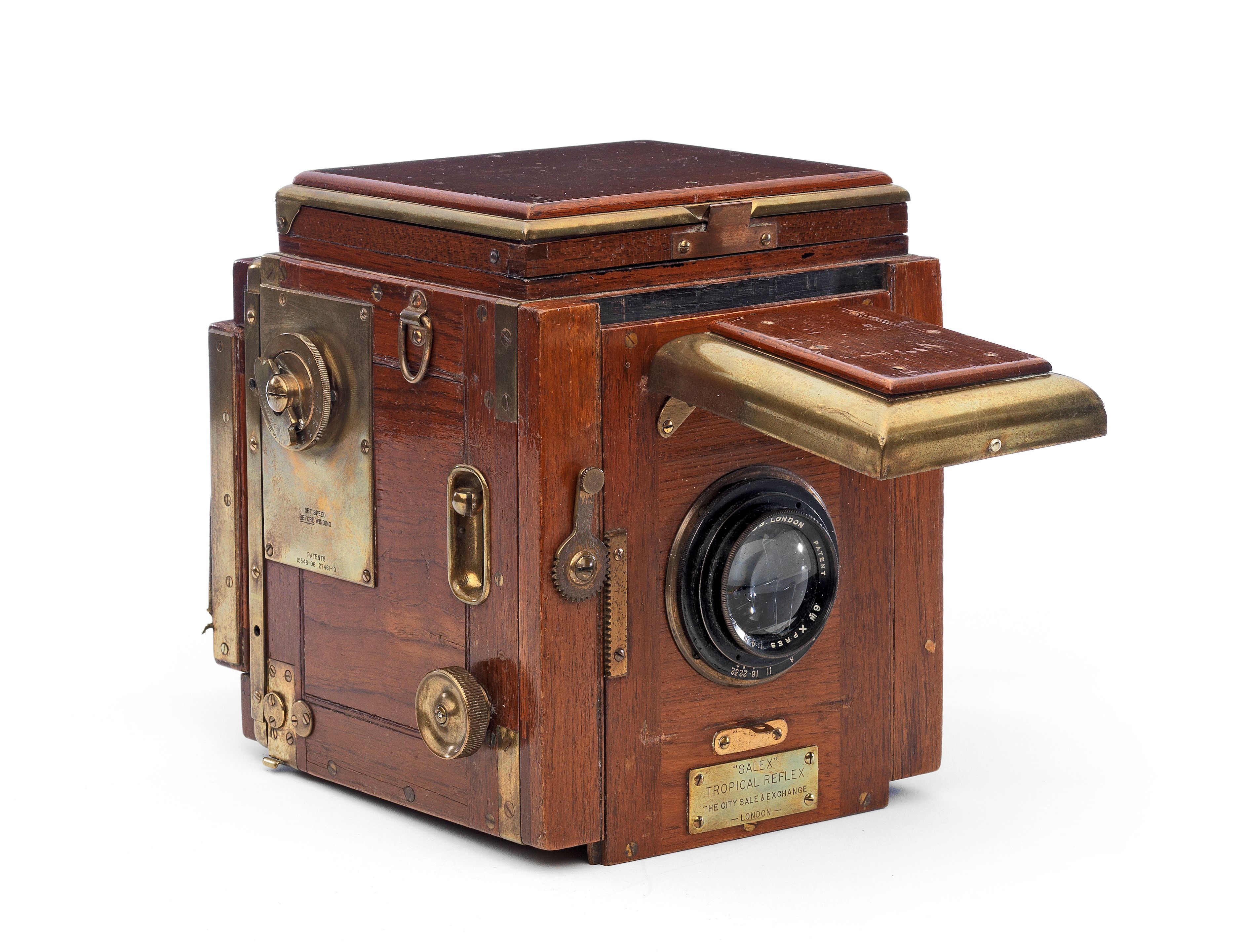 Bonhams : A Salex Quarter-Plate Tropical reflex Camera,